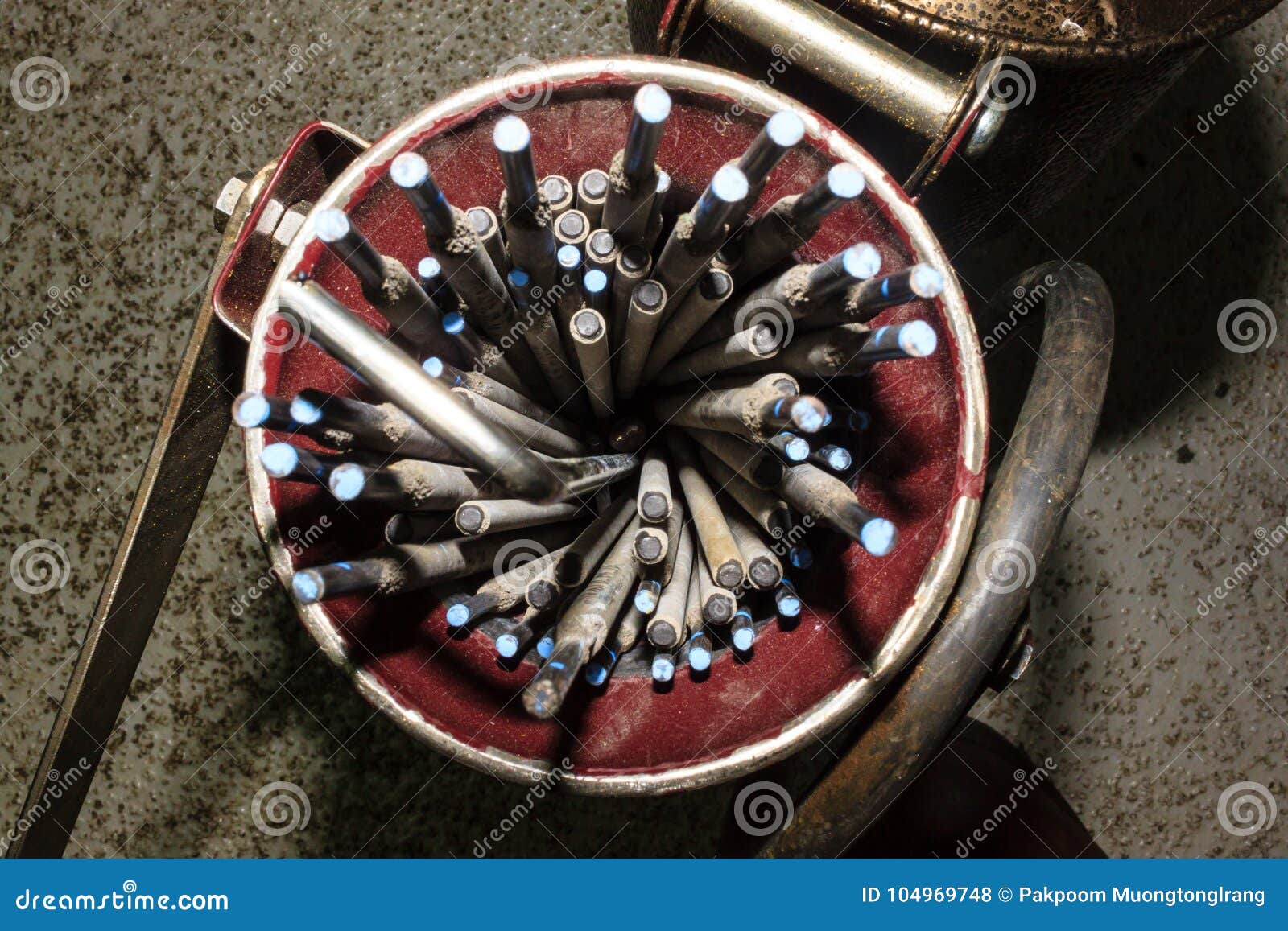 Welding Rods or Electrode Welding. Stock Photo - Image of electrodes ...