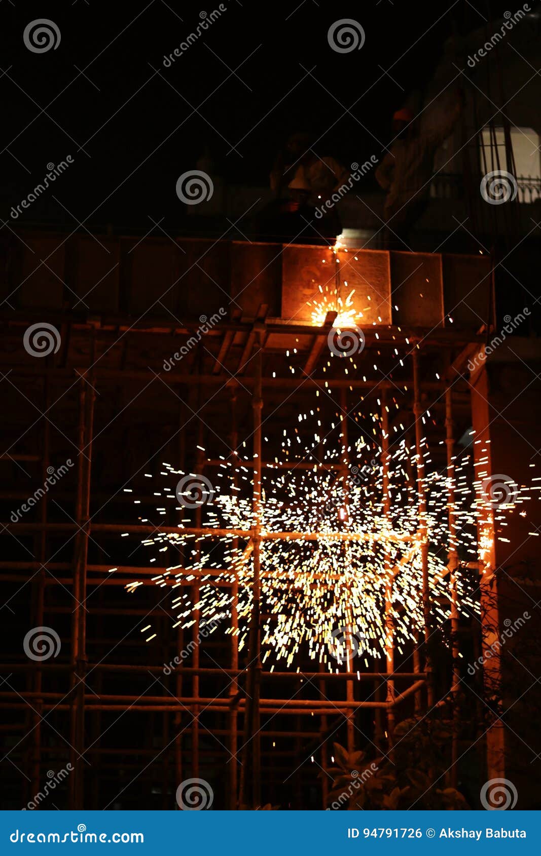 Welding stock photo. Image of shutter, high, sparkles - 94791726