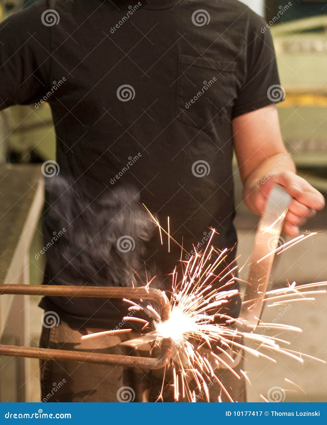 Welding sparks stock image. Image of welding, heat, worker - 10177417