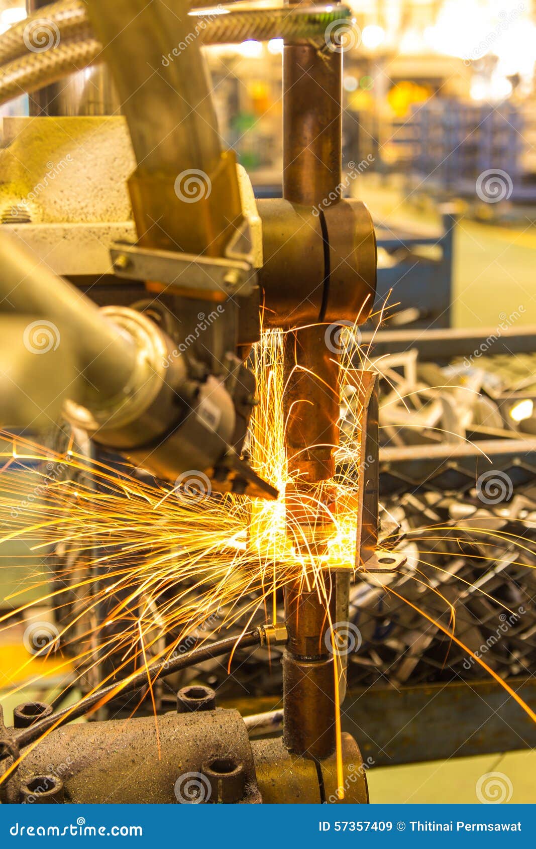 Welding spot nut stock image. Image of shop, occupation - 57357409