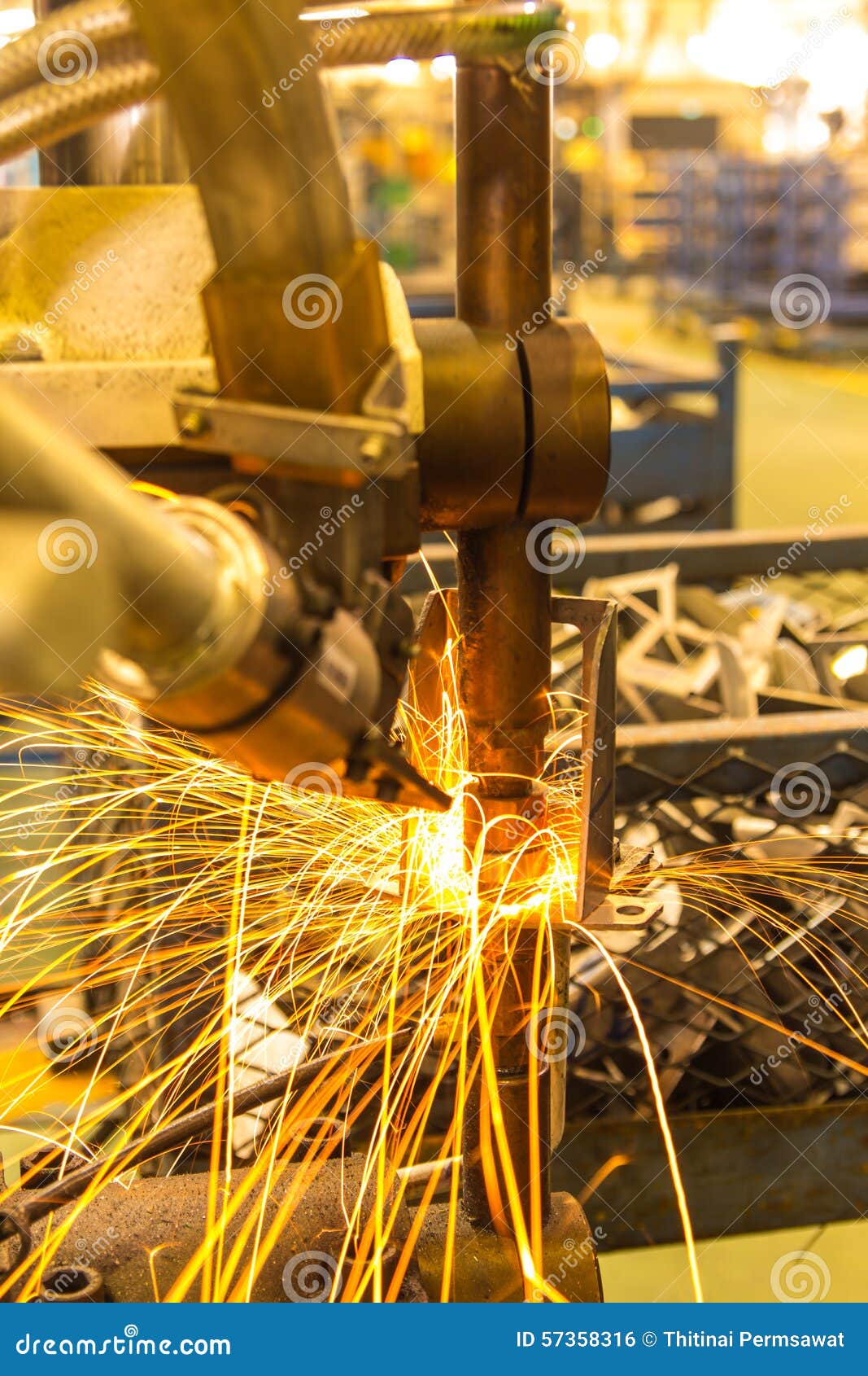 Welding spot nut stock photo. Image of machine, color - 57358316
