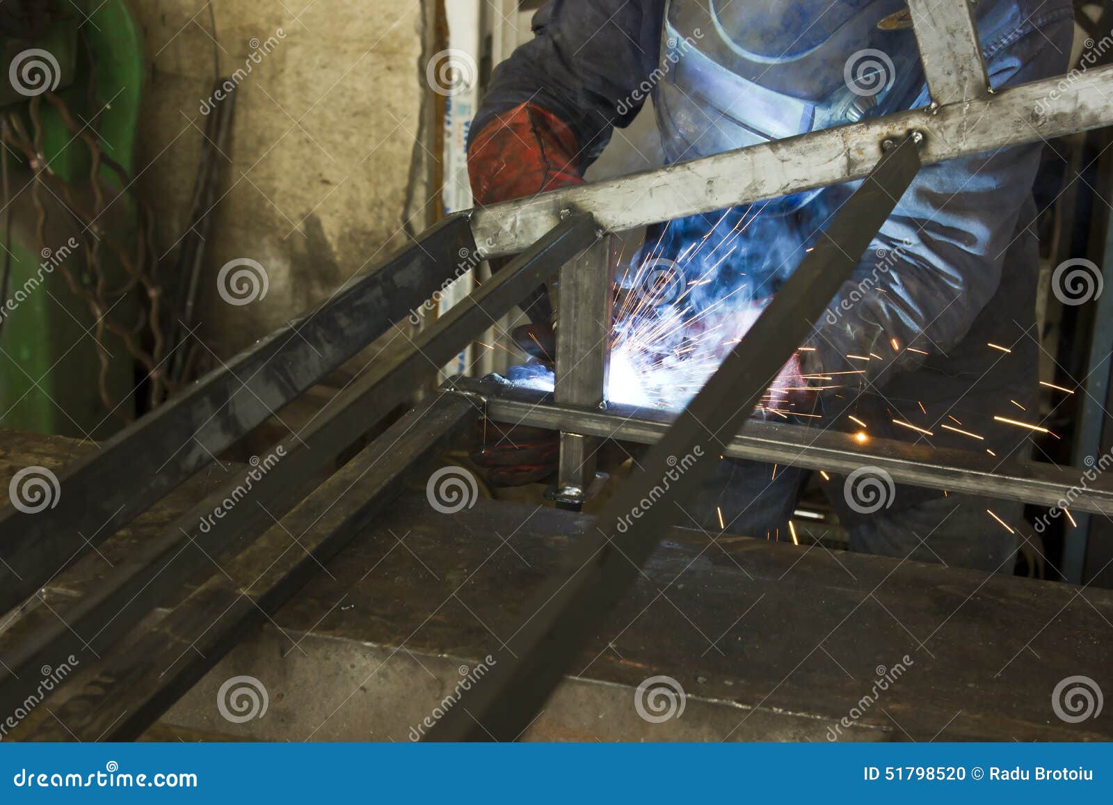 Welding structure stock photo. Image of manufactoring - 51798520