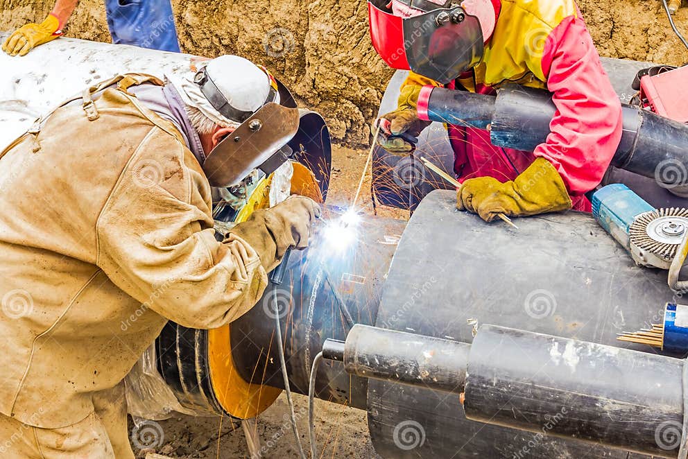 Welding team stock image. Image of safety, engineering - 42418083