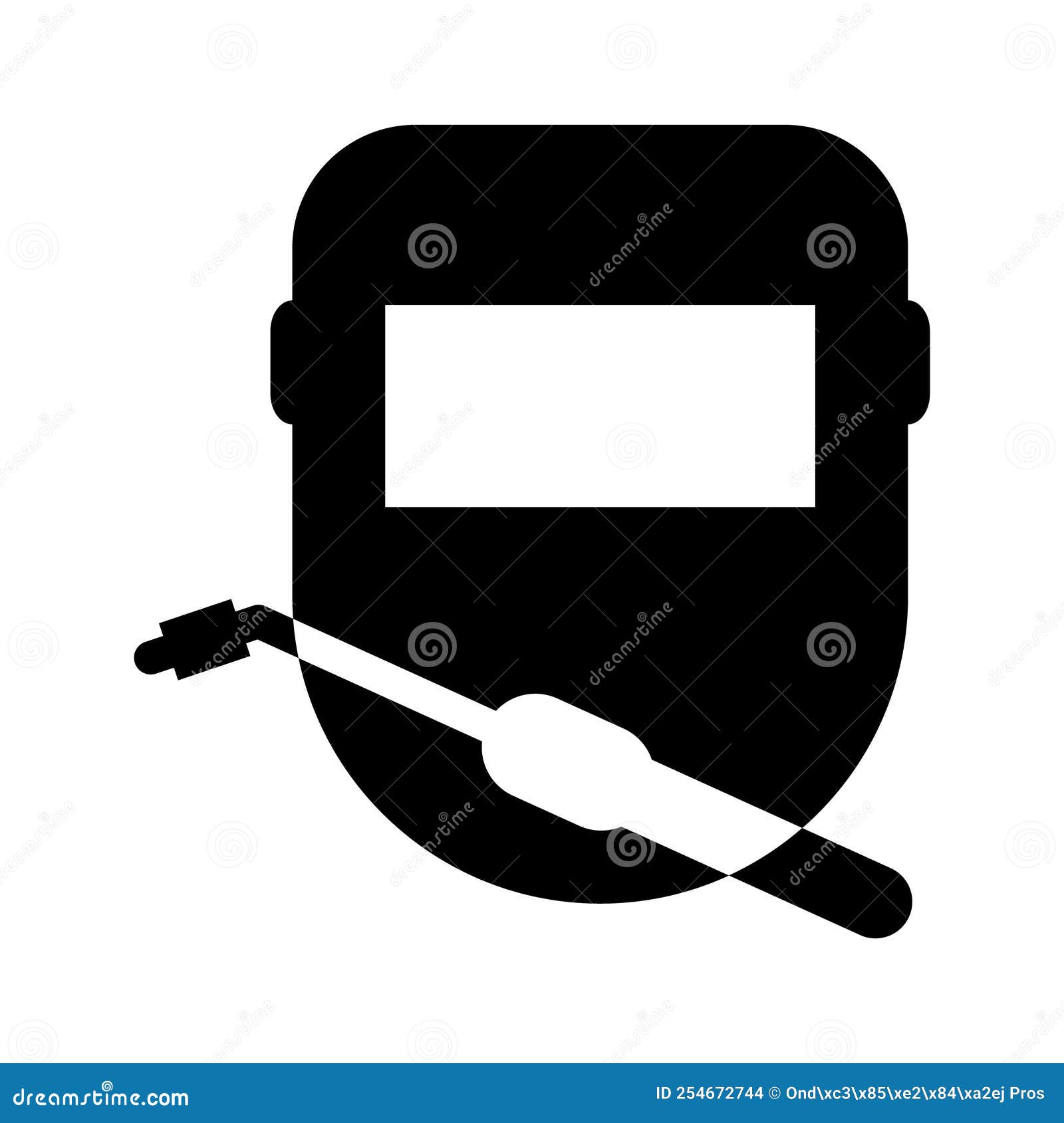 Welding Technology Icon, Metal Tool Equipment Symbol, Safe Weld Vector ...