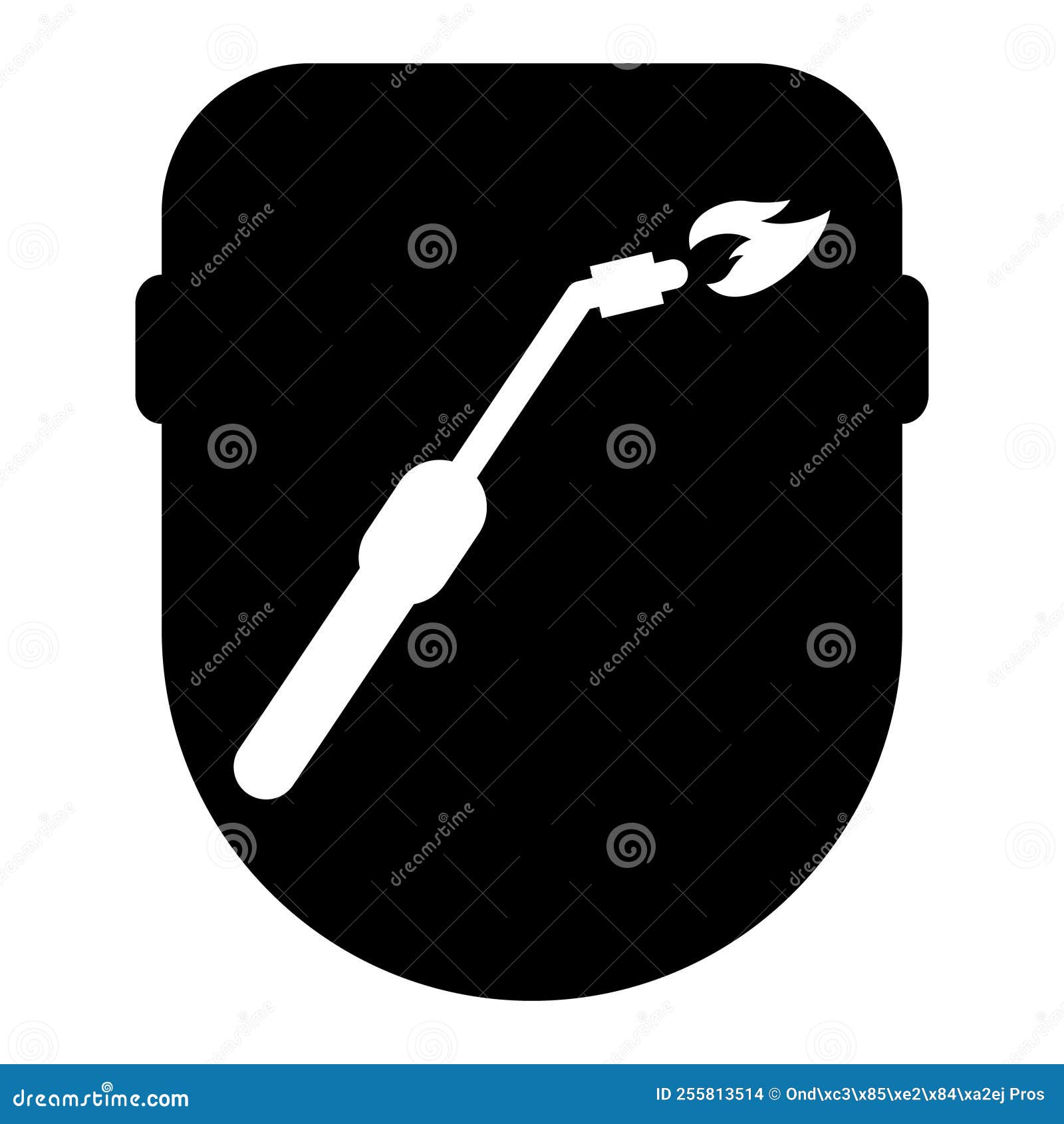 Welding Technology Icon, Metal Tool Equipment Symbol, Safe Weld Vector ...
