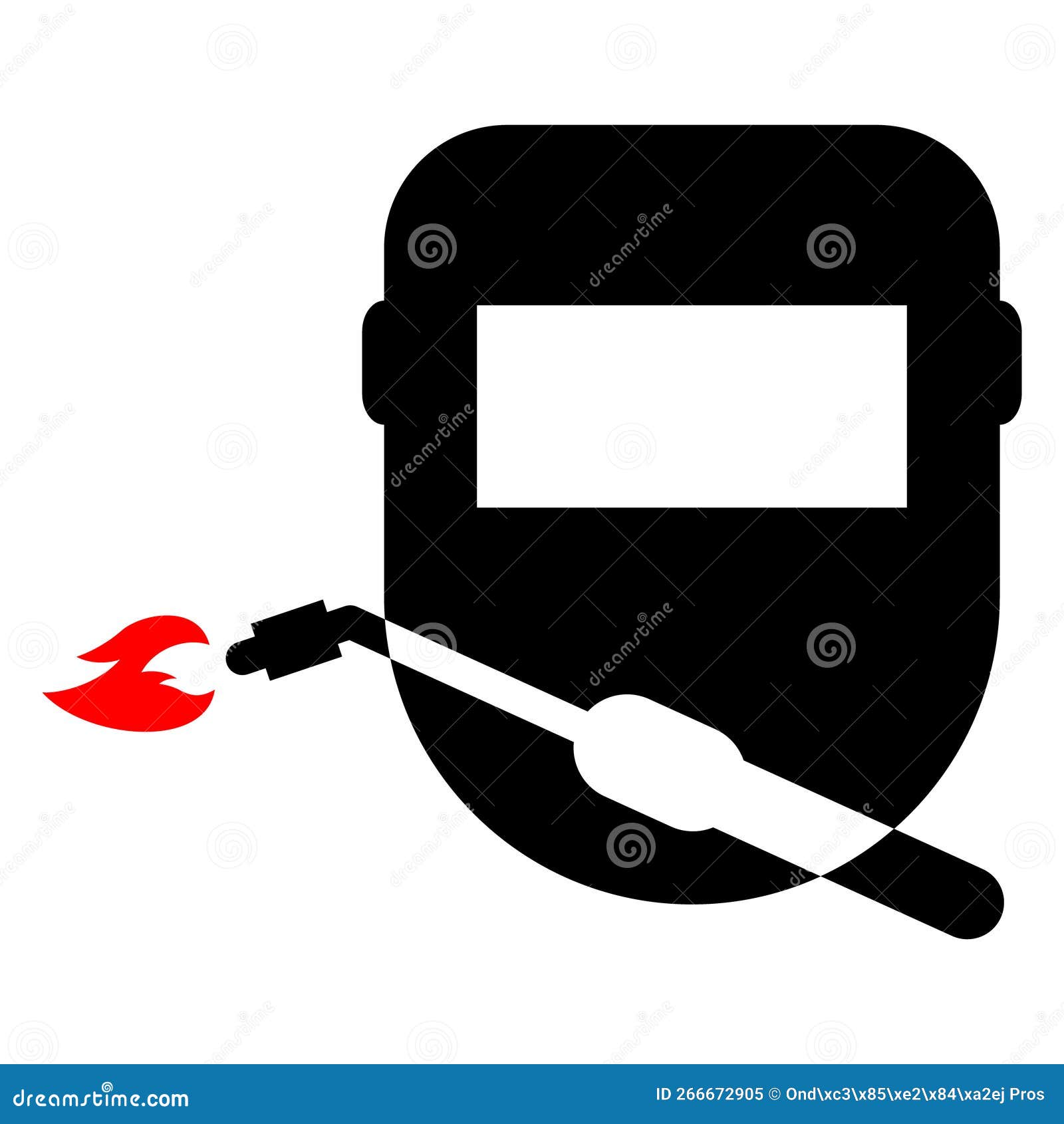 Welding Technology Icon, Metal Tool Equipment Symbol, Safe Weld Vector ...