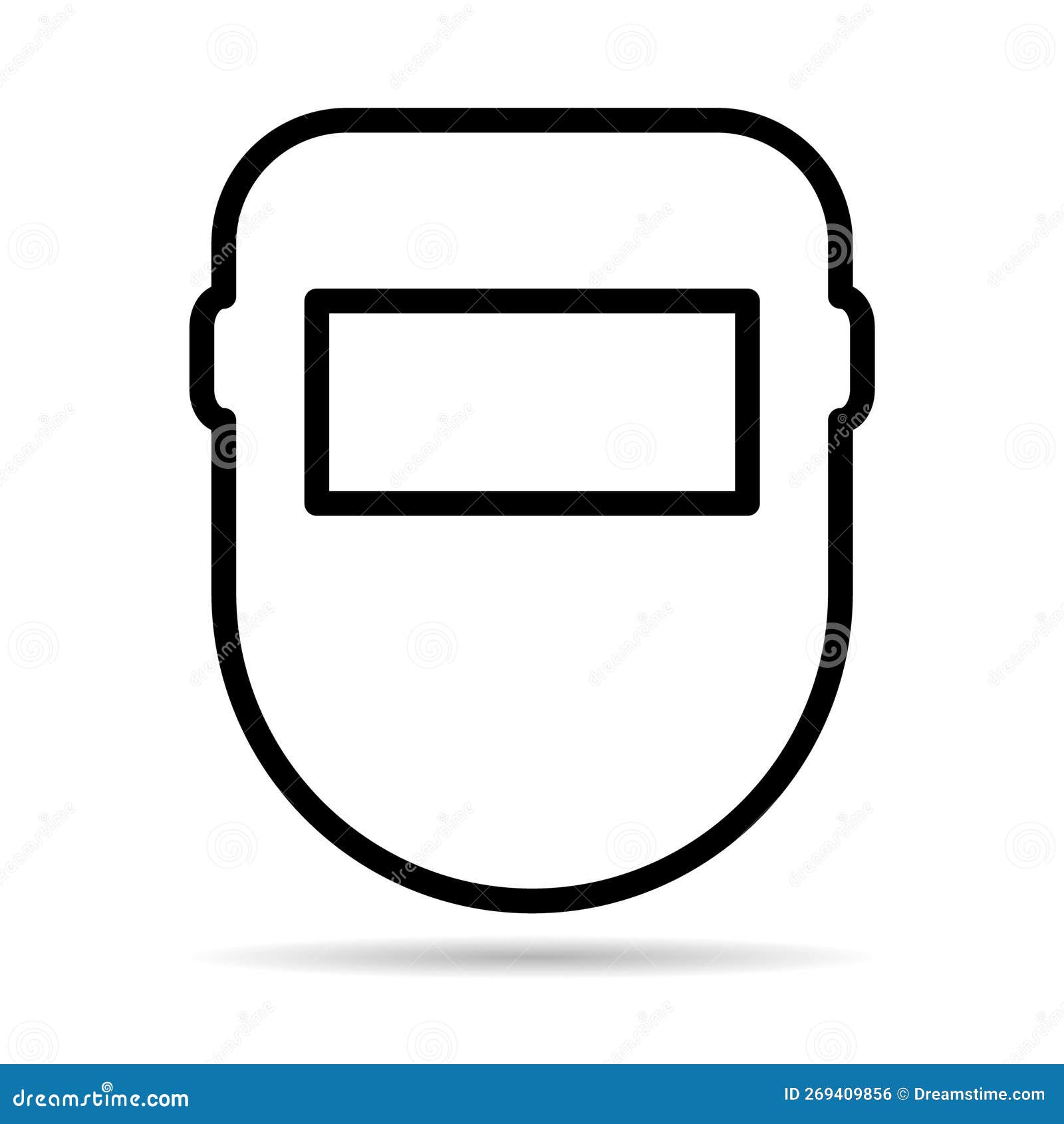 Welding Technology Icon Shadow, Metal Tool Equipment Symbol, Safe Weld ...