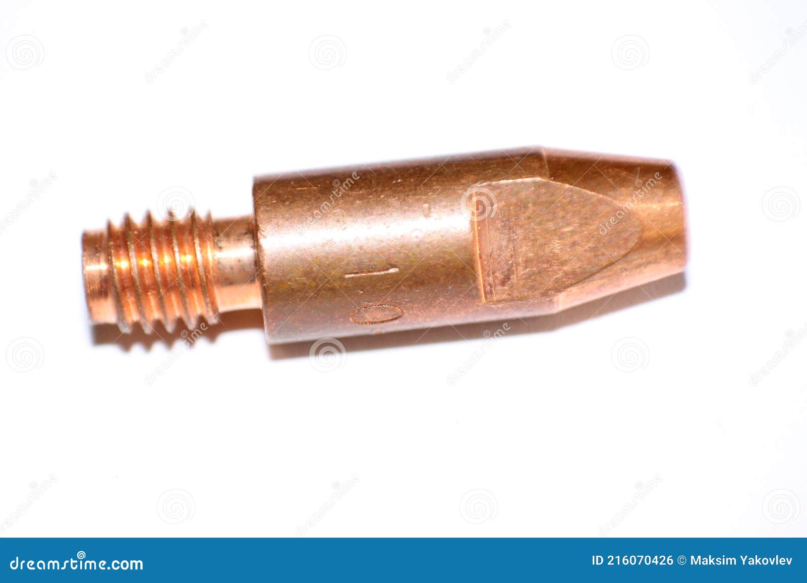 Welding tip stock photo. Image of contact, handpiece - 216070426