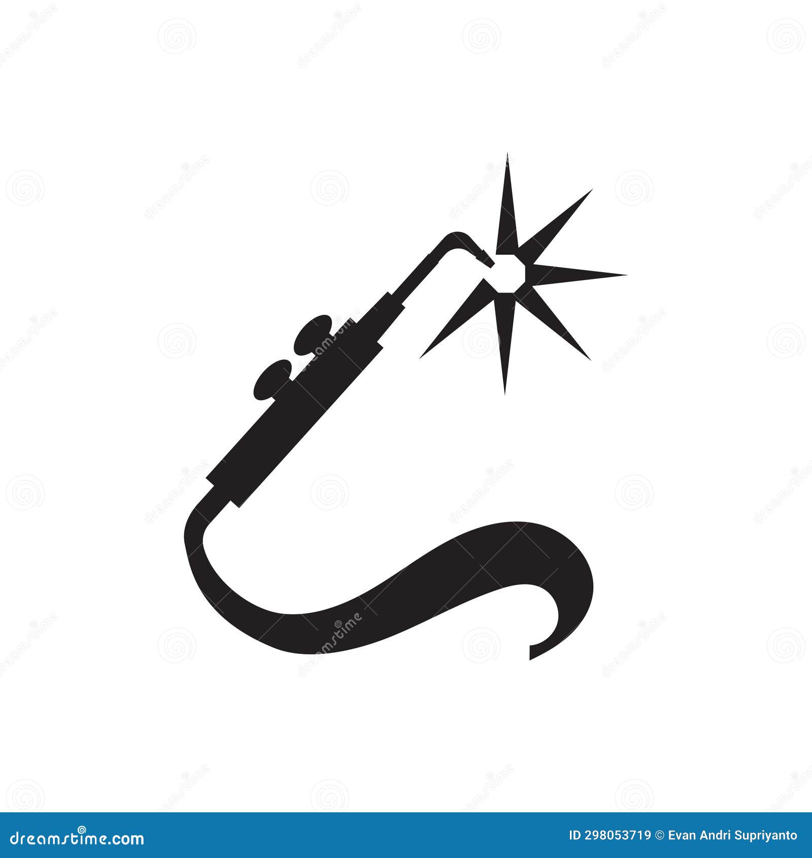 Welding Tool Vector Icon Design Illustration Stock Vector ...