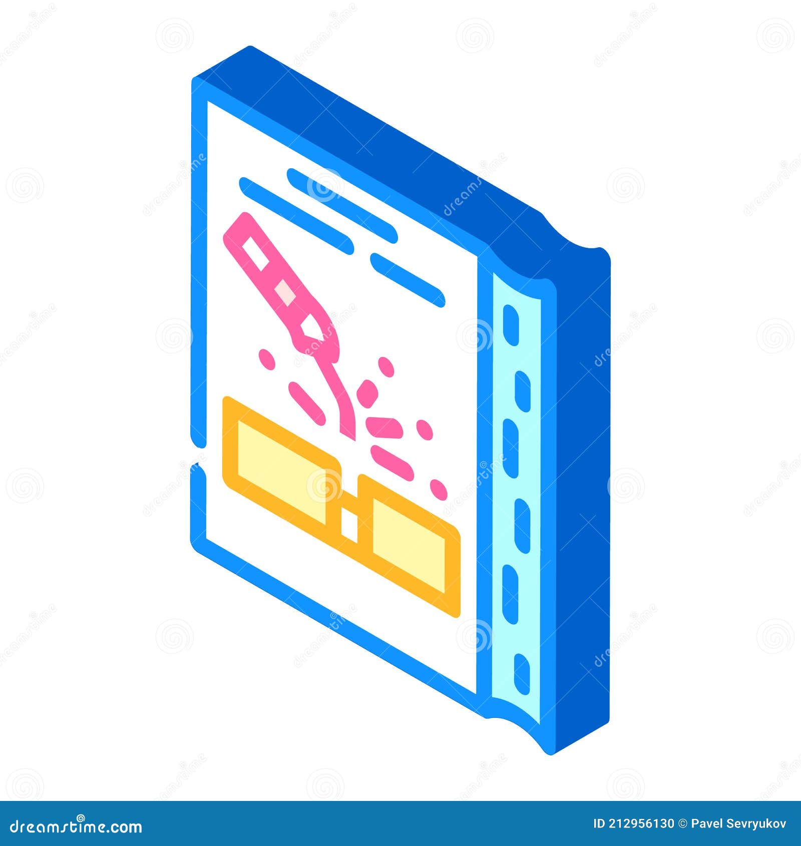 Welding Tutorial Isometric Icon Vector Illustration Sign Stock Vector ...