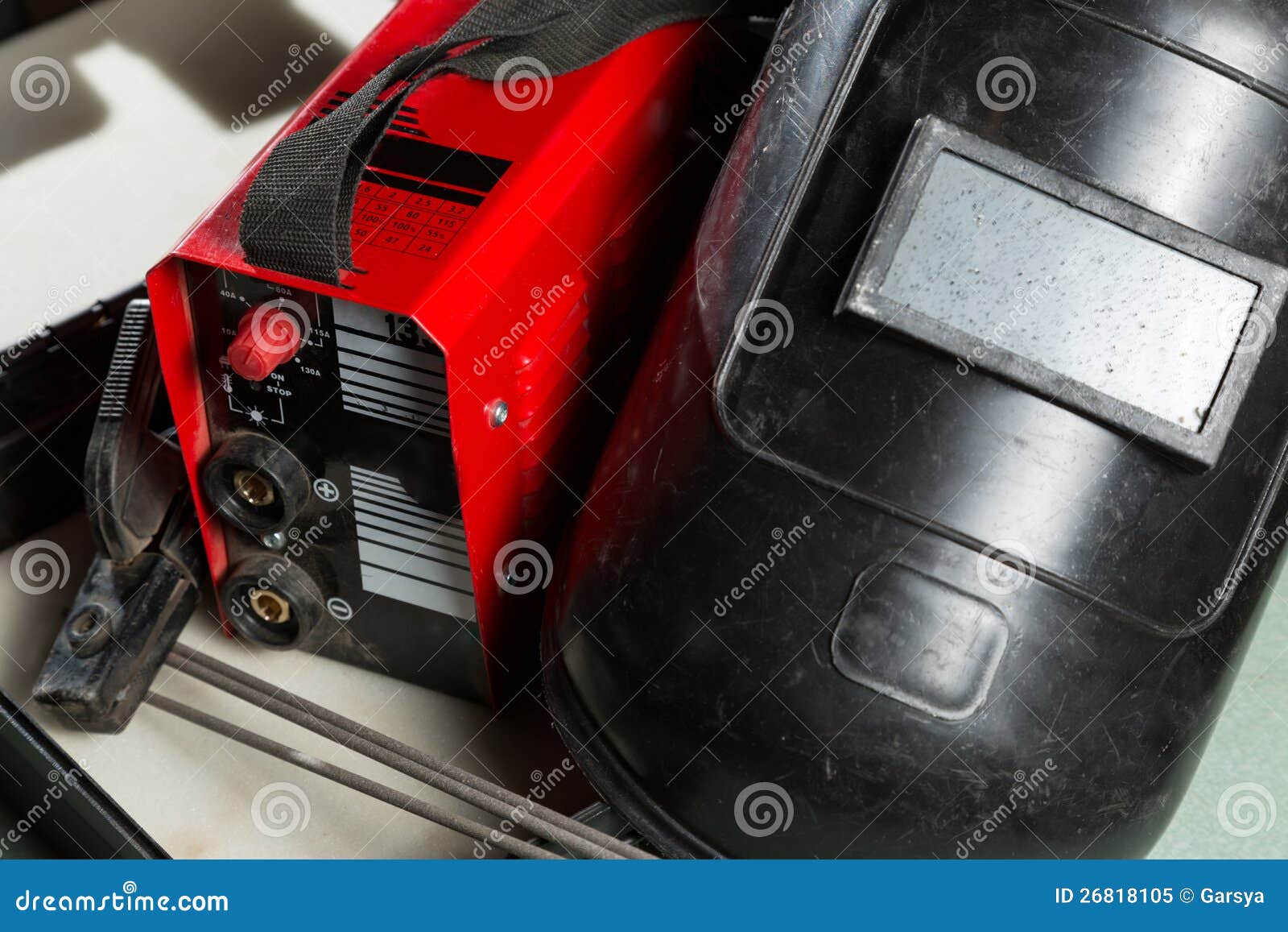 Welding unit stock image. Image of black, electric, industry - 26818105