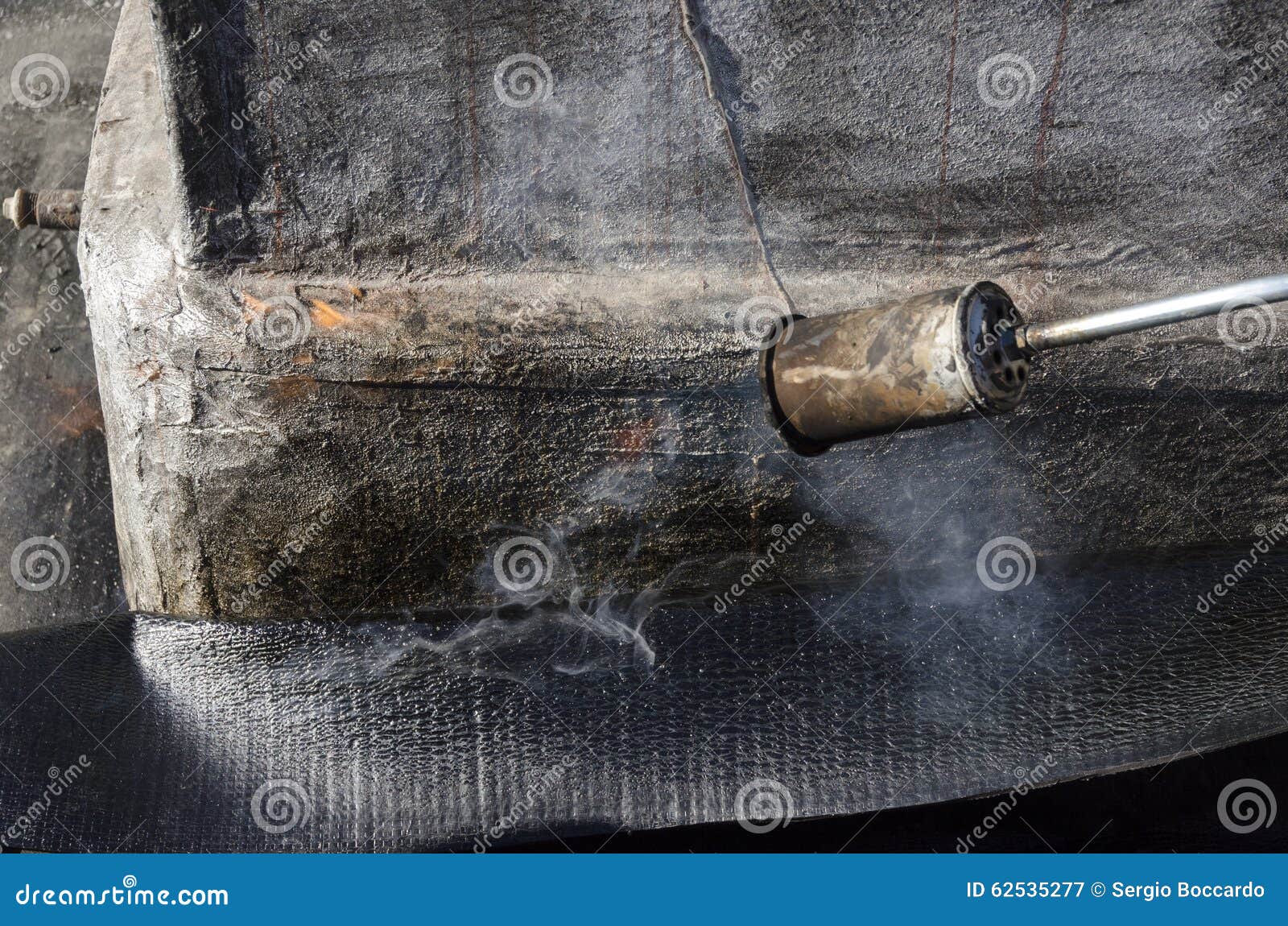 Welding of a Waterproof Sheath Stock Image - Image of heat, sealing ...