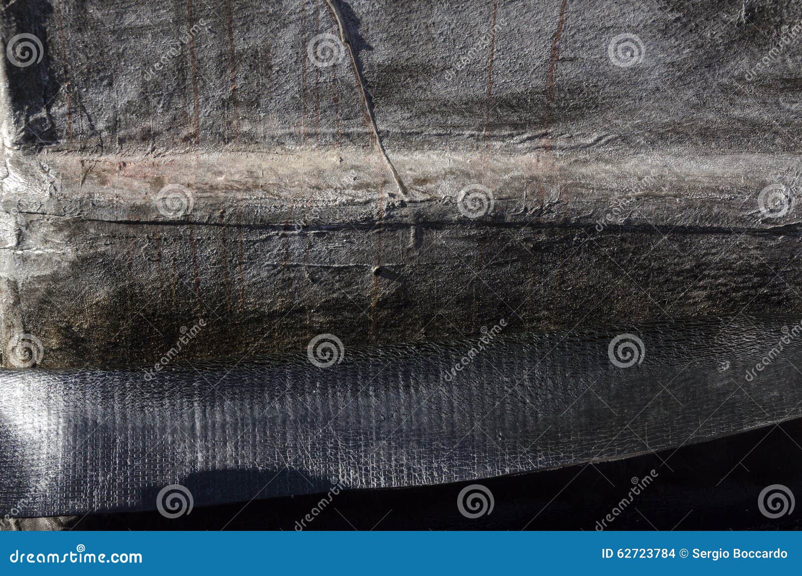 Welding of a Waterproof Sheath Stock Photo - Image of cladding, shaving ...