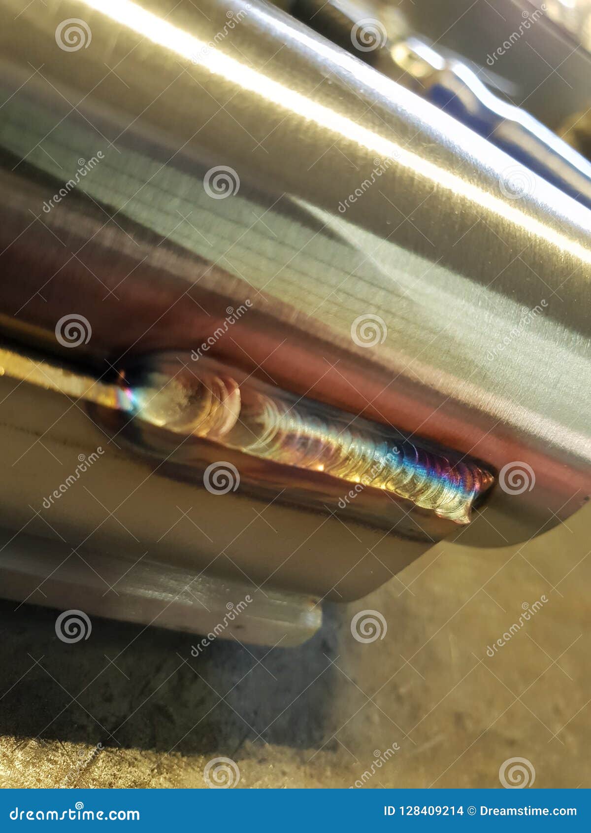 Welding stock photo. Image of welding, rainbow - 128409214