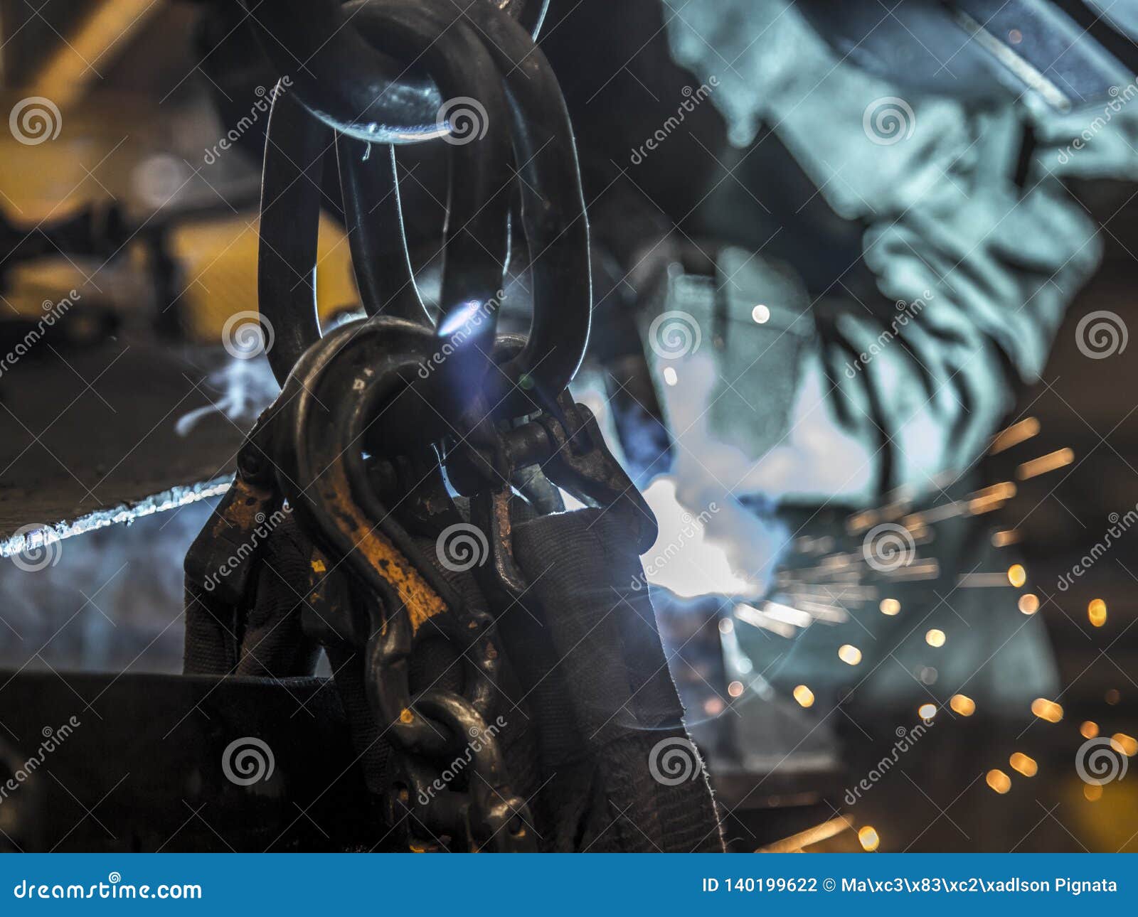 Welding Woker Industry Steel Stock Photo - Image of industry ...