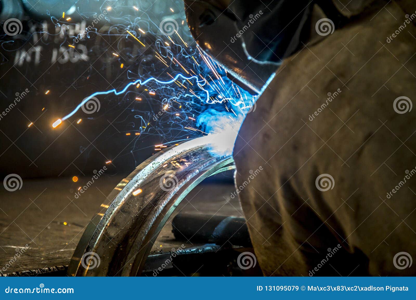 Welding Woker Industry Steel Worker Tool Stock Image - Image of ...