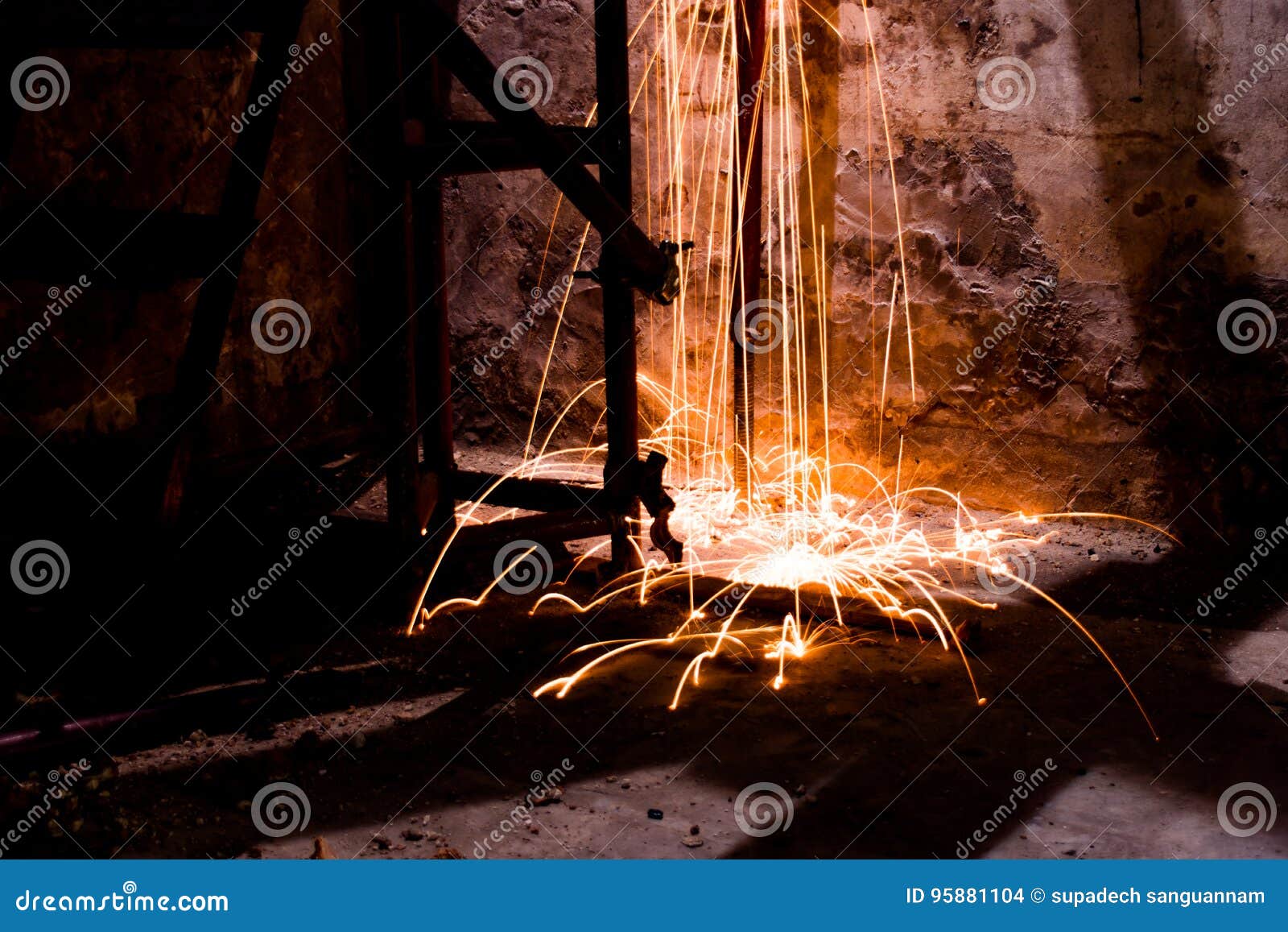 Welding stock photo. Image of industry, steel, industrial - 95881104