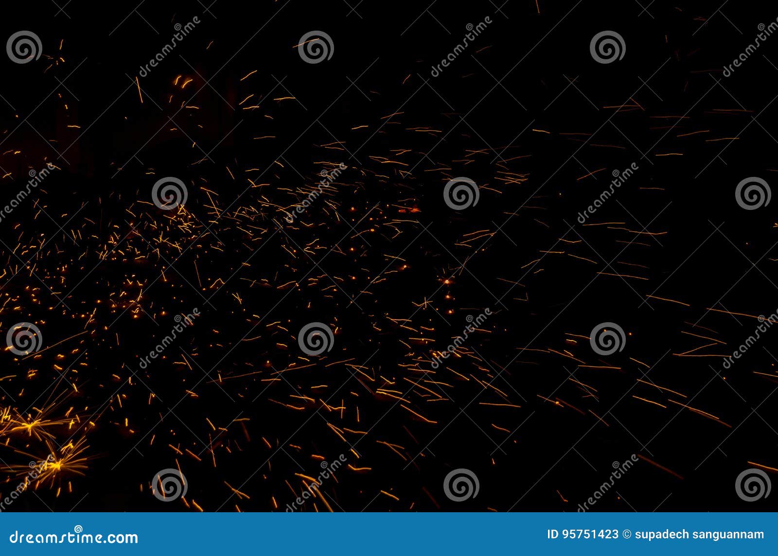 Welding work stock image. Image of fire, work, beautiful - 95751423