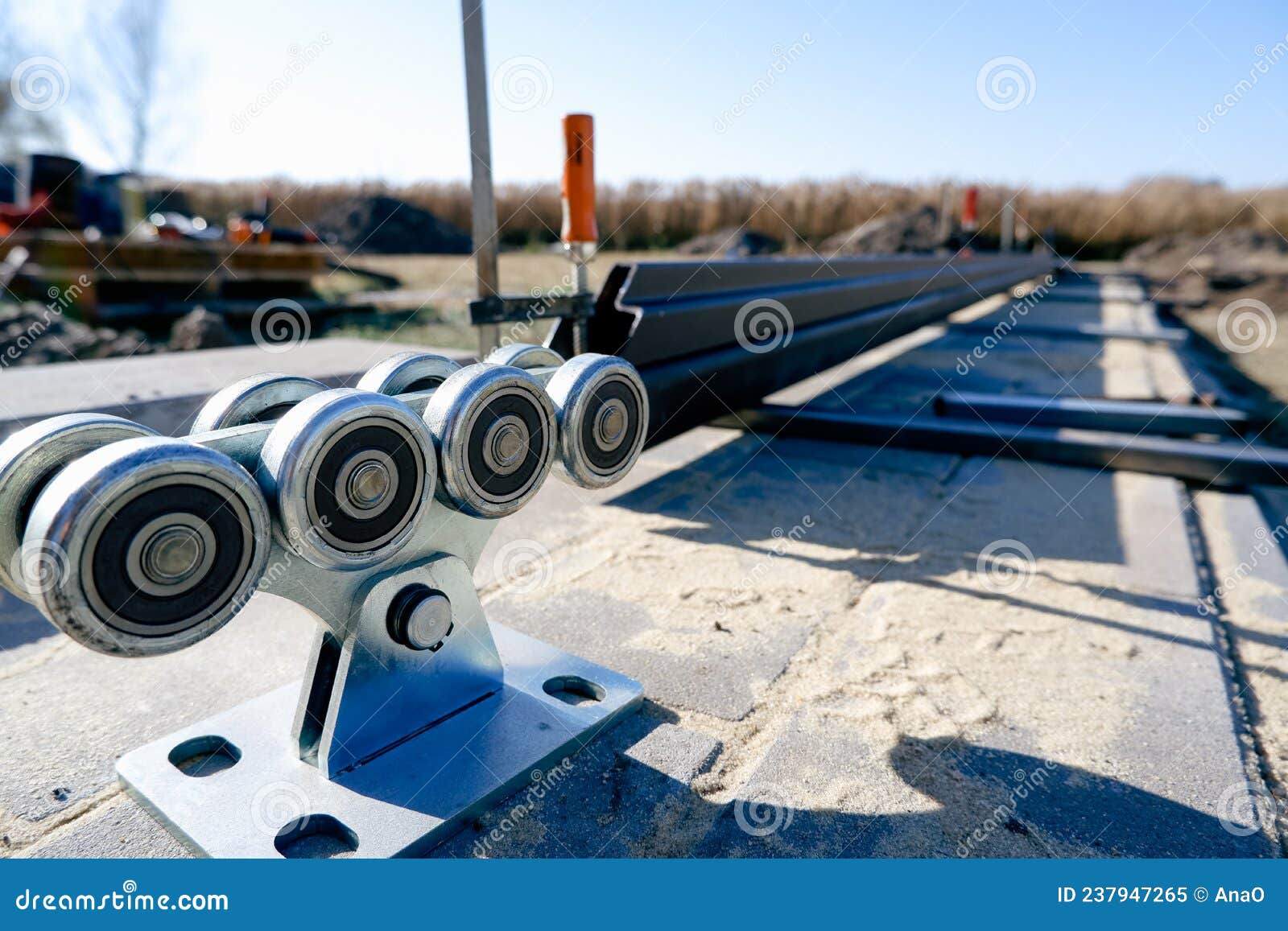 Welding Work. Welding of the Guide Profile of Sliding Gates. Gate ...