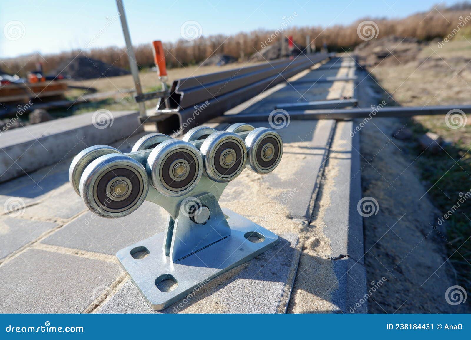 Welding Work. Welding of the Guide Profile of Sliding Gates. Gate ...