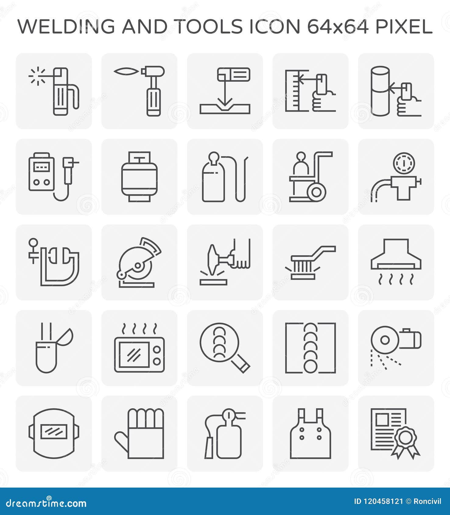 Welding work icon stock vector. Illustration of hood - 120458121