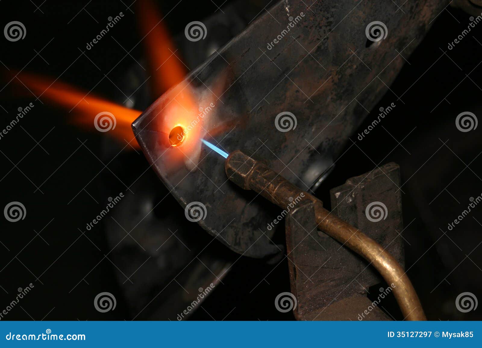 Welding work stock image. Image of worker, welding, technology - 35127297