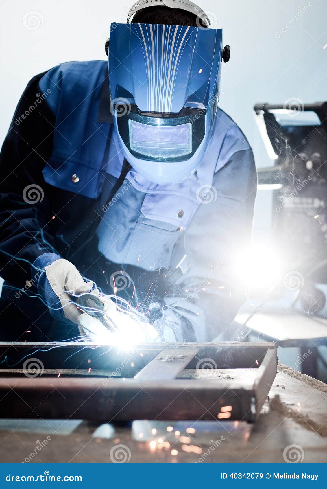 Welding work stock image. Image of protective, safety - 40342079
