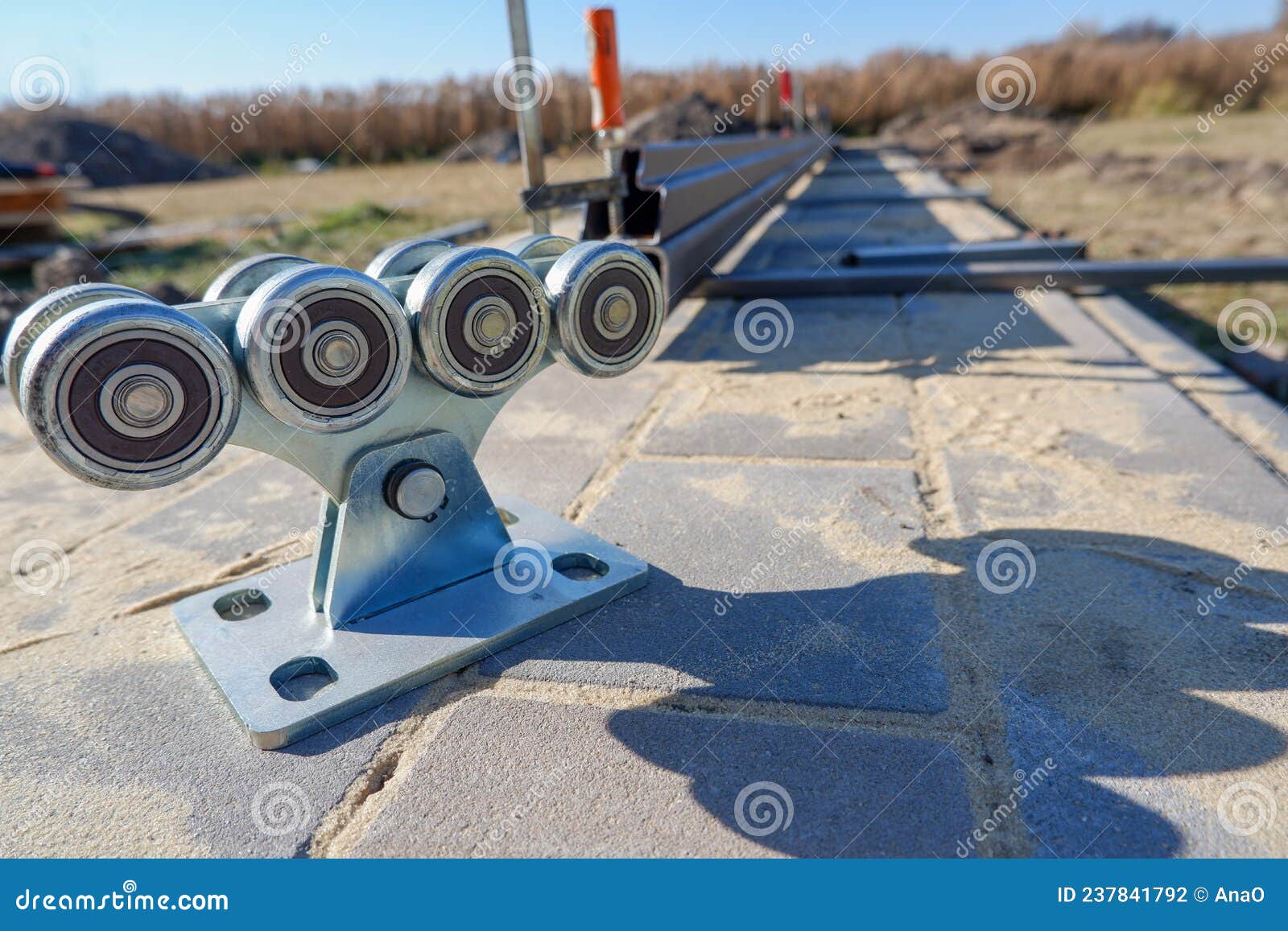 Welding Work. Welding of the Guide Profile of Sliding Gates. Gate ...