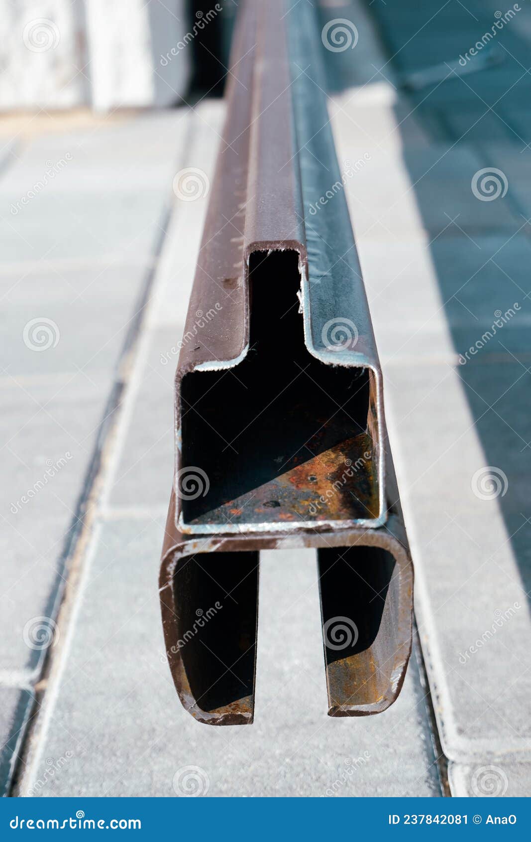 Welding Work. Welding of the Guide Profile of Sliding Gates. Guide ...