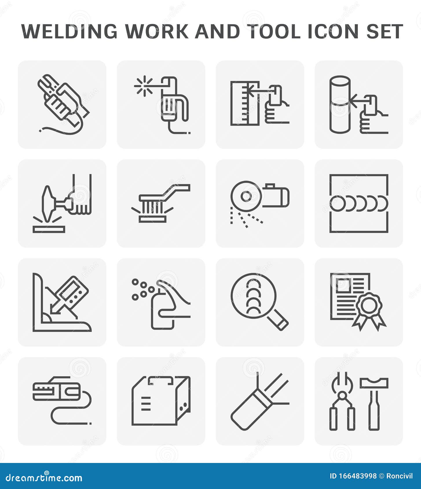 Welding work icon stock vector. Illustration of sparkle - 166483998