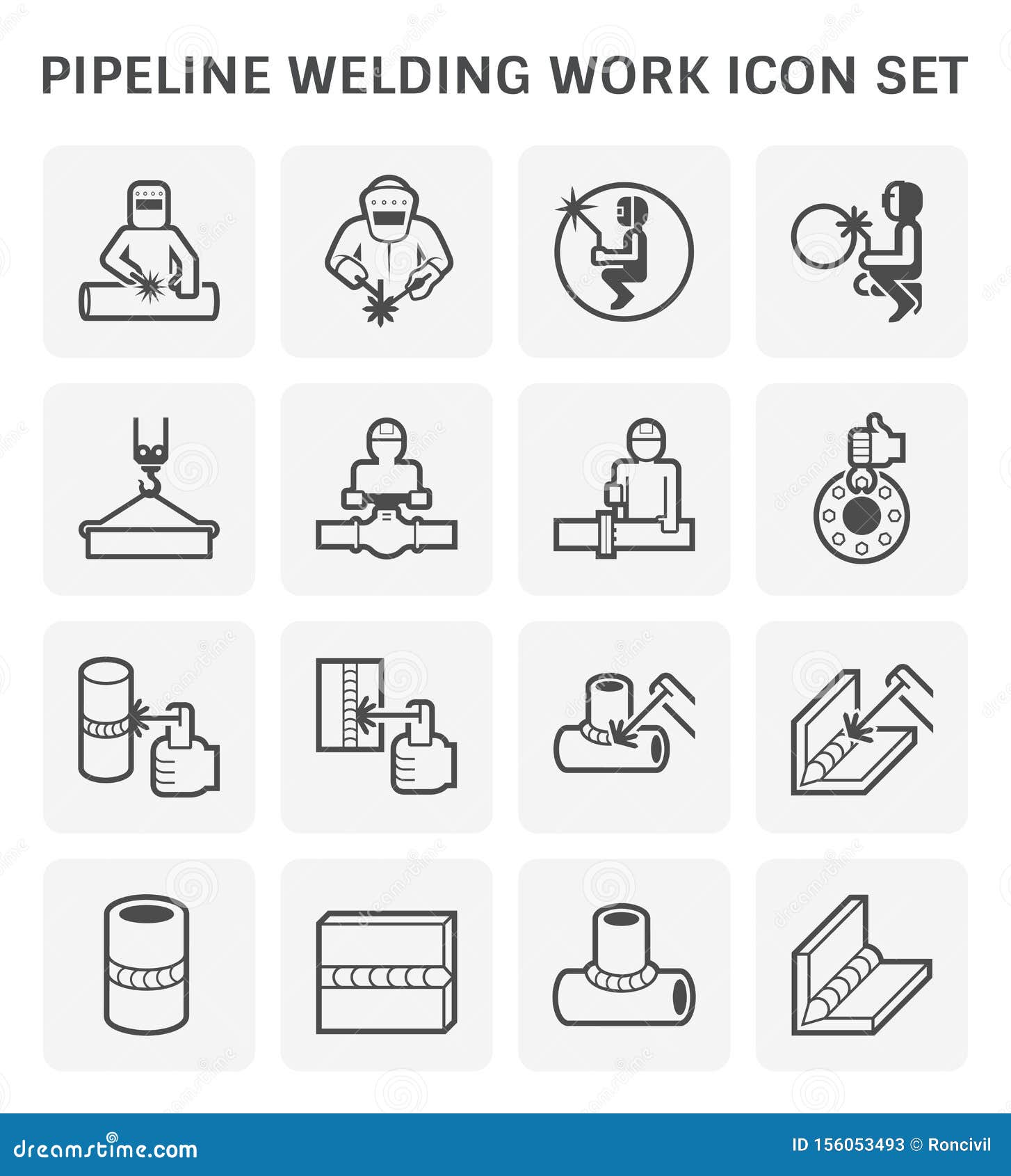 Welding work icon stock vector. Illustration of industrial - 156053493