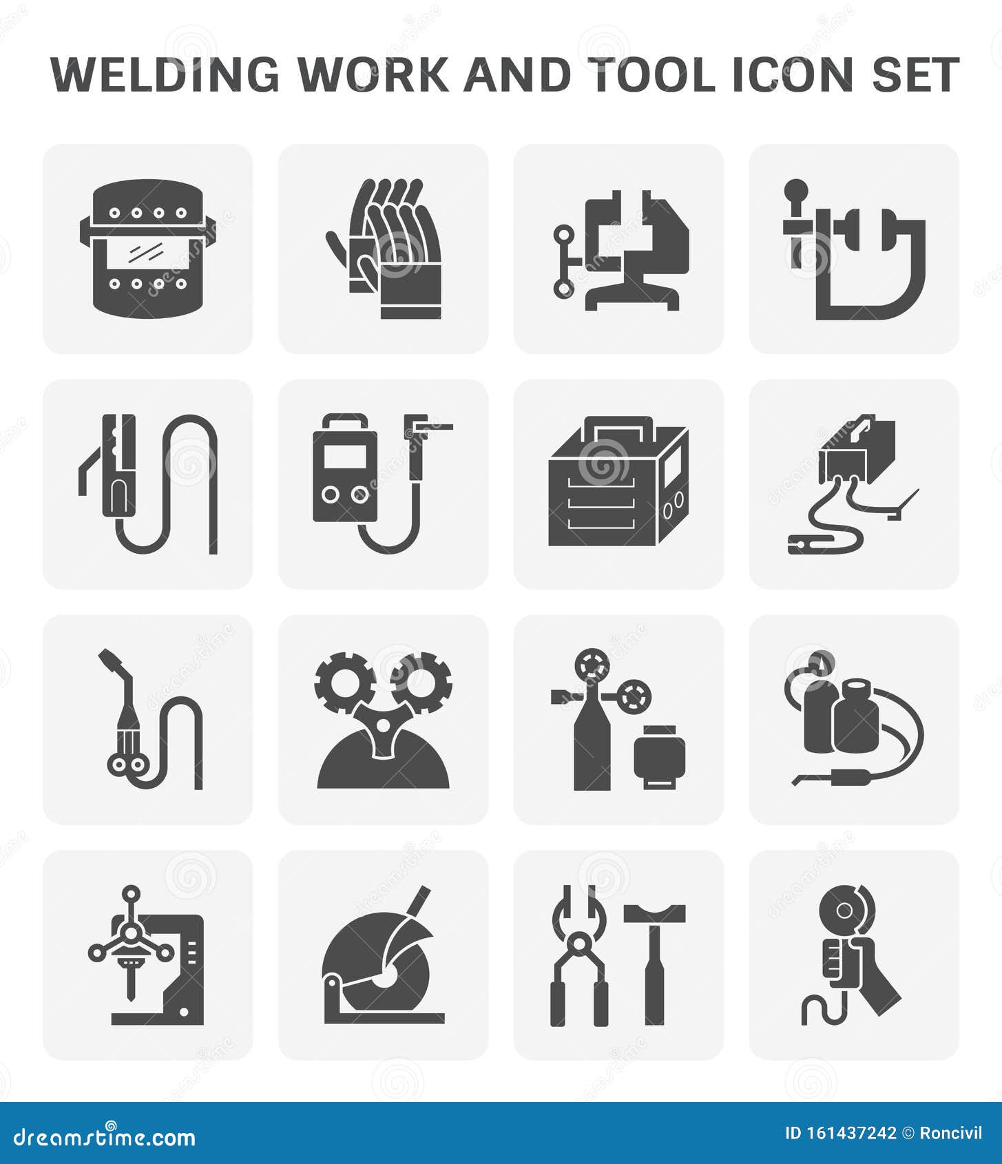 Welding work icon stock vector. Illustration of pipe - 161437242
