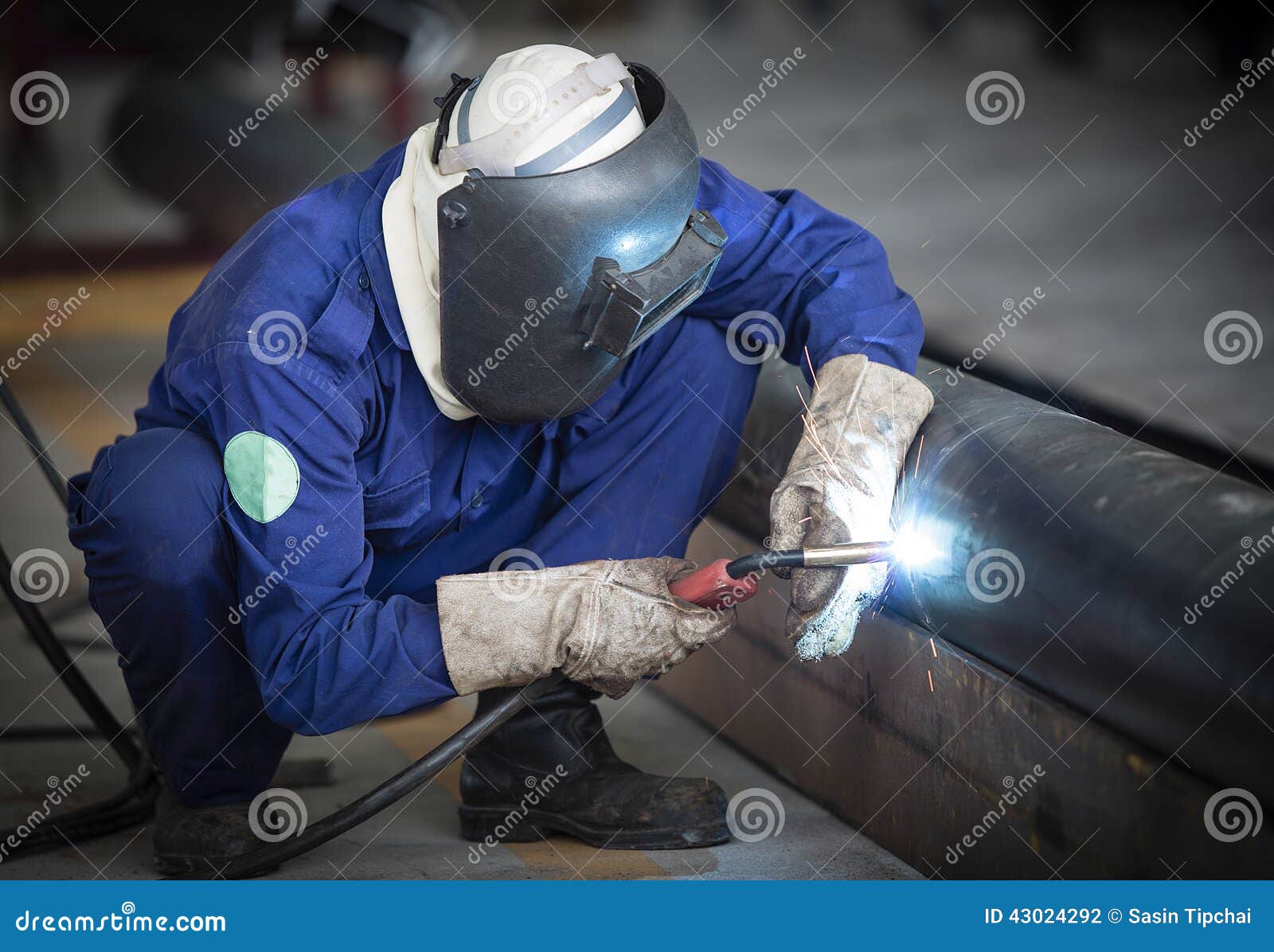 Welding work. stock photo. Image of line, production - 43024292