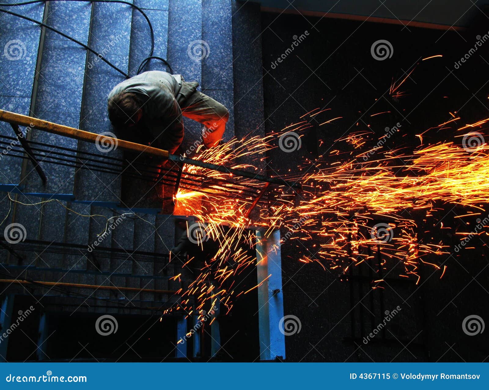 Welding works-2 stock image. Image of iron, ironworker - 4367115