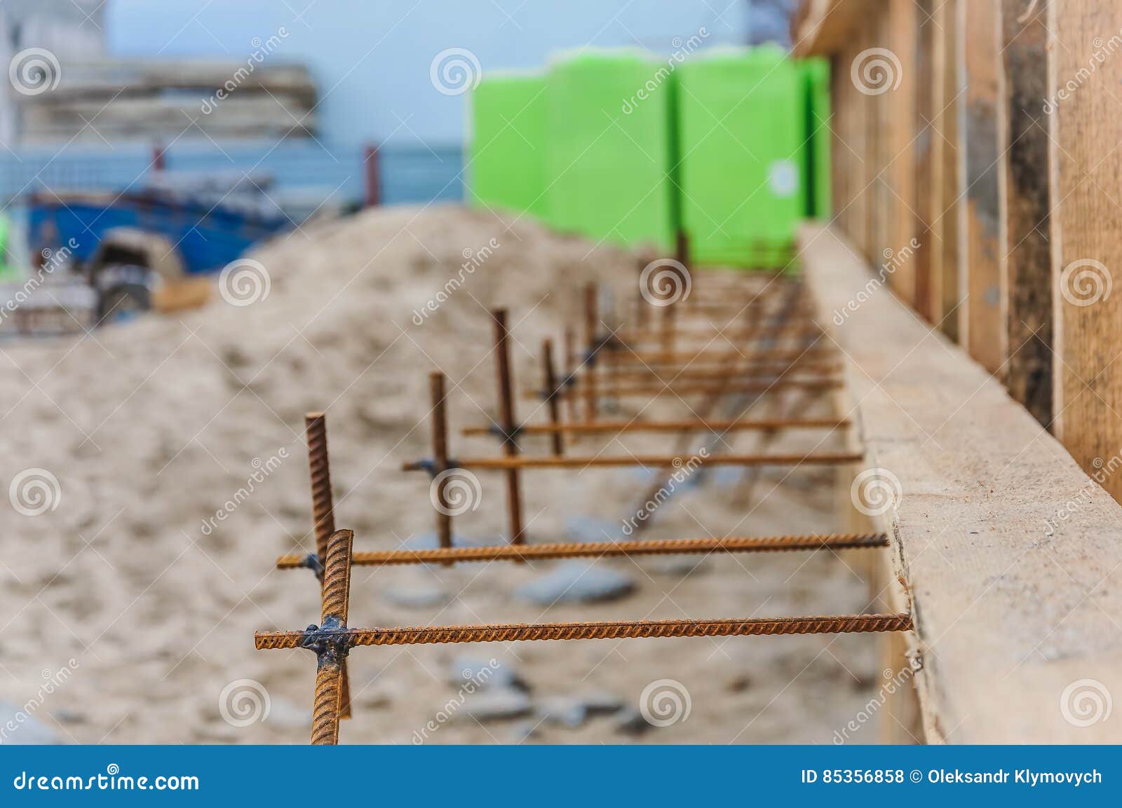 Welds To Secure the Formwork Stock Photo - Image of welds, house: 85356858