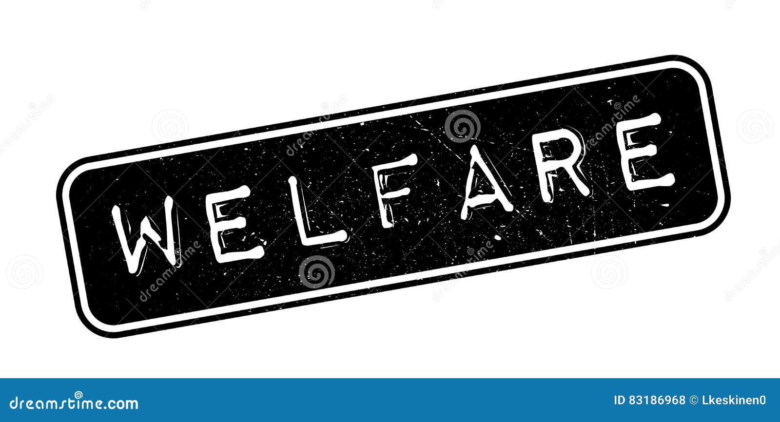 Welfare rubber stamp stock illustration. Illustration of benefits ...
