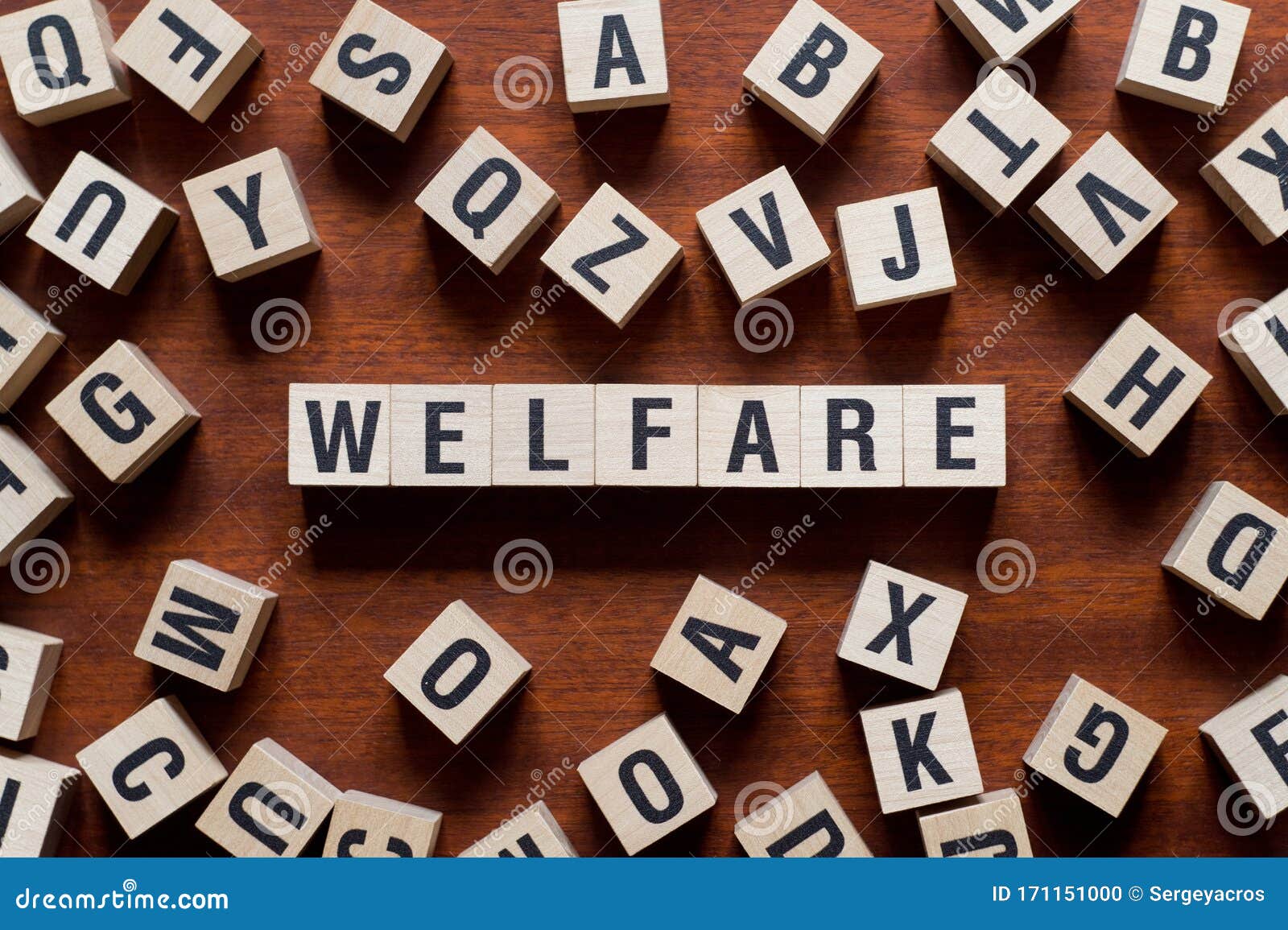 Welfare Word Concept on Cubes Stock Photo - Image of nature, creative ...