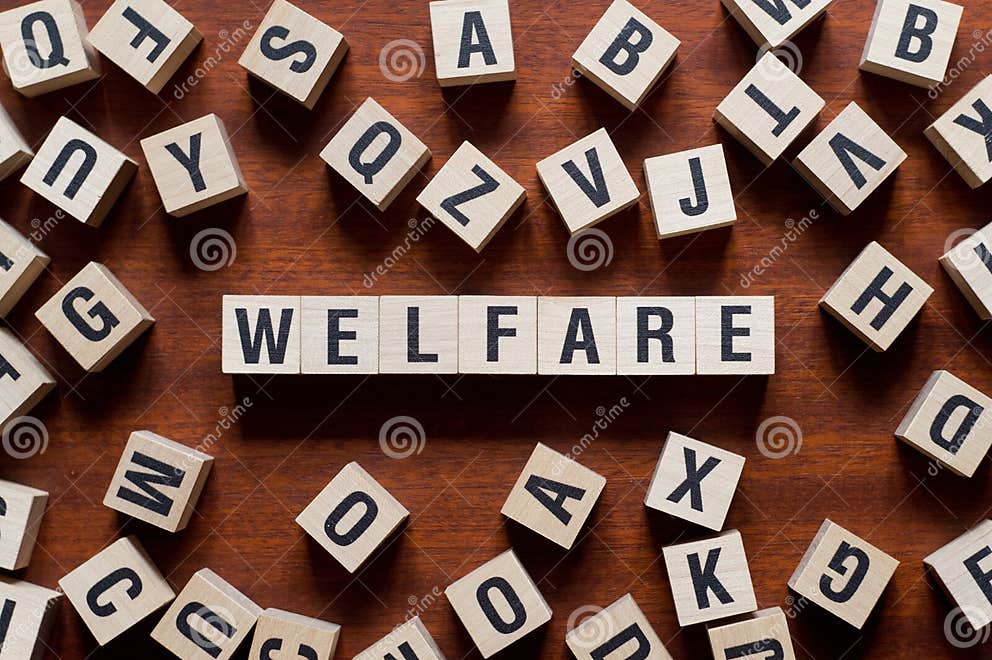 Welfare Word Concept on Cubes Stock Photo - Image of nature, creative ...
