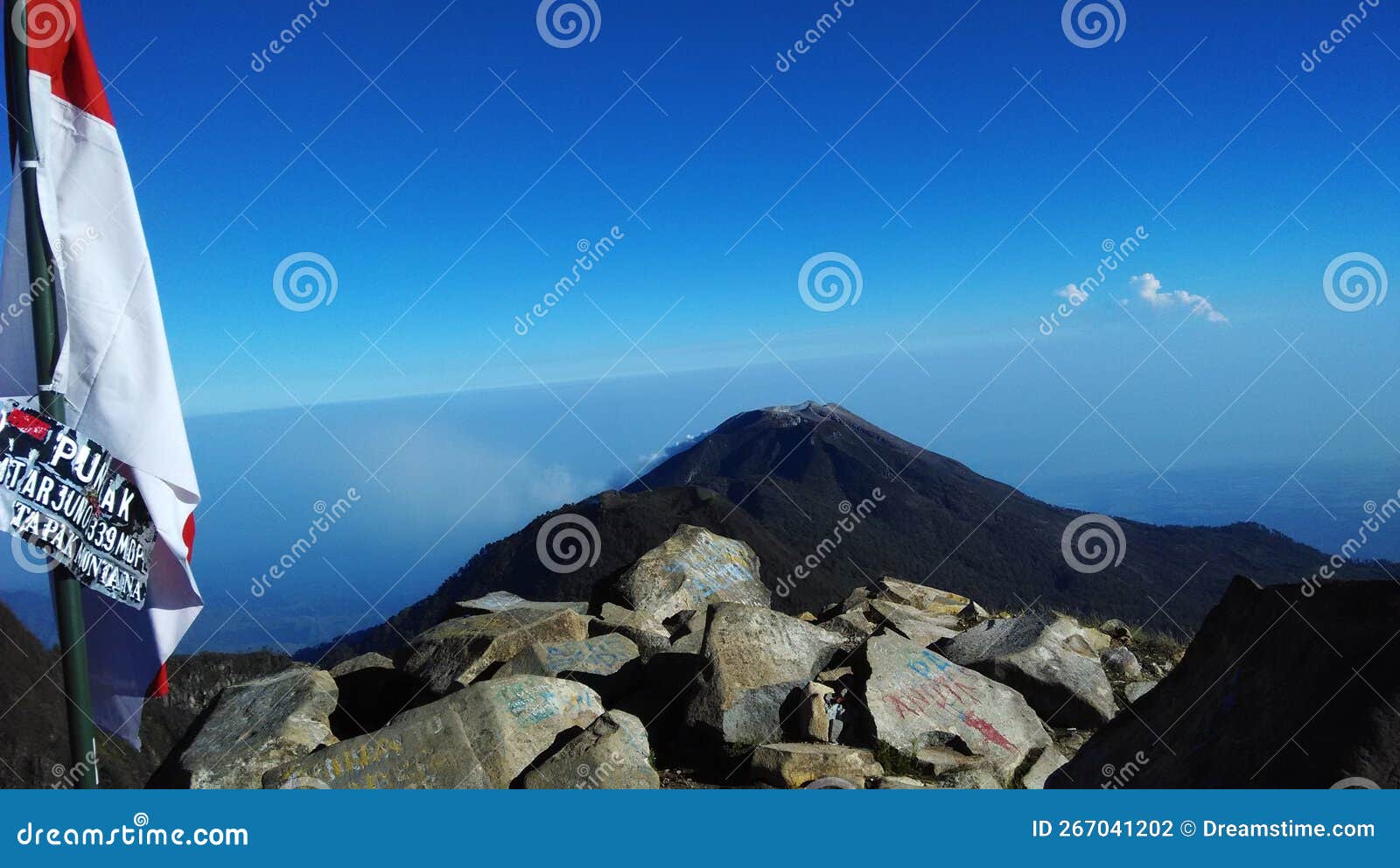 Welirang from Arjuno mount stock photo. Image of geology - 267041202