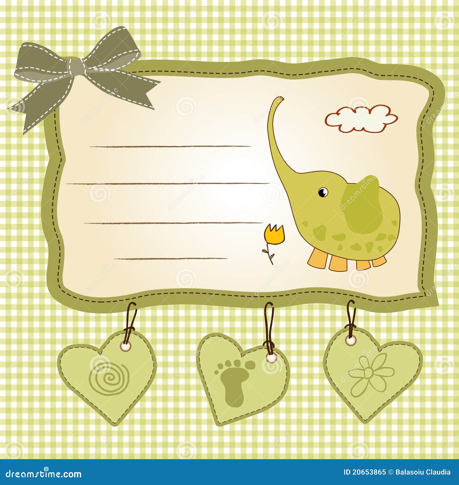 Welkom nieuwe baby stock illustratie. Illustration of gevoelig - 20653865