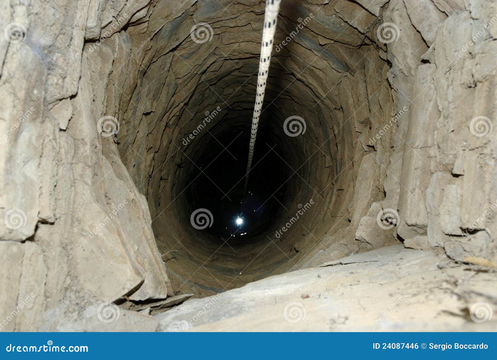 Well stock photo. Image of hole, construction, rope, stone - 24087446