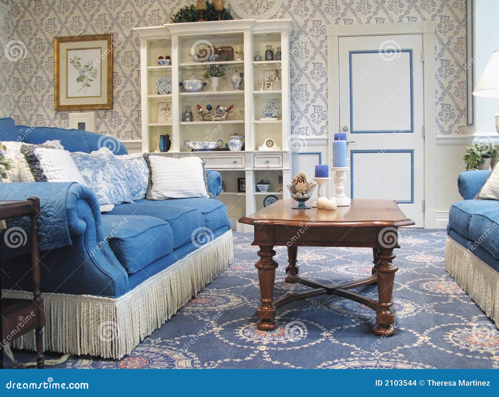 Well Appointed Living Room stock photo. Image of ornate - 2103544