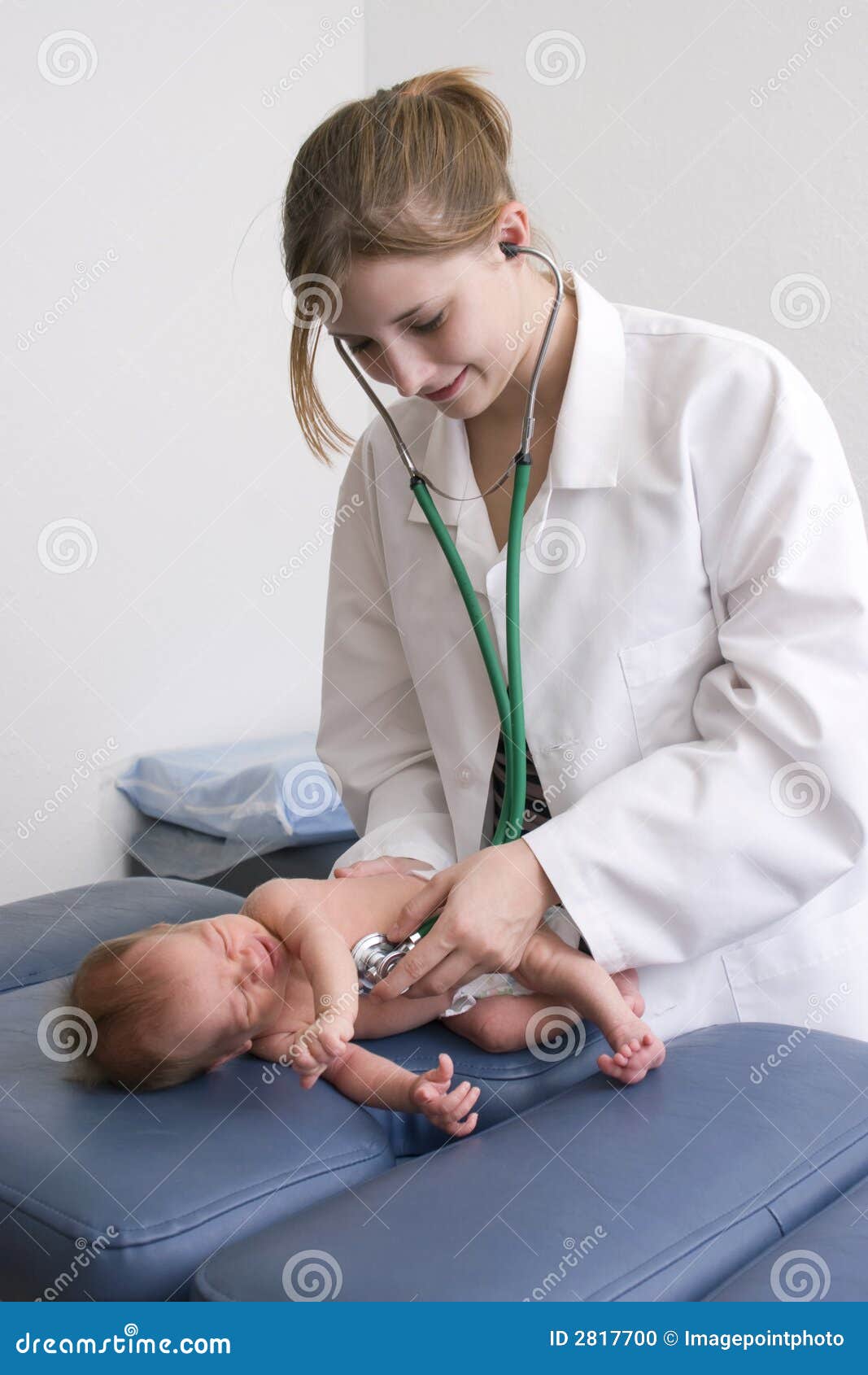Well Baby Check-up stock photo. Image of illness, baby - 2817700