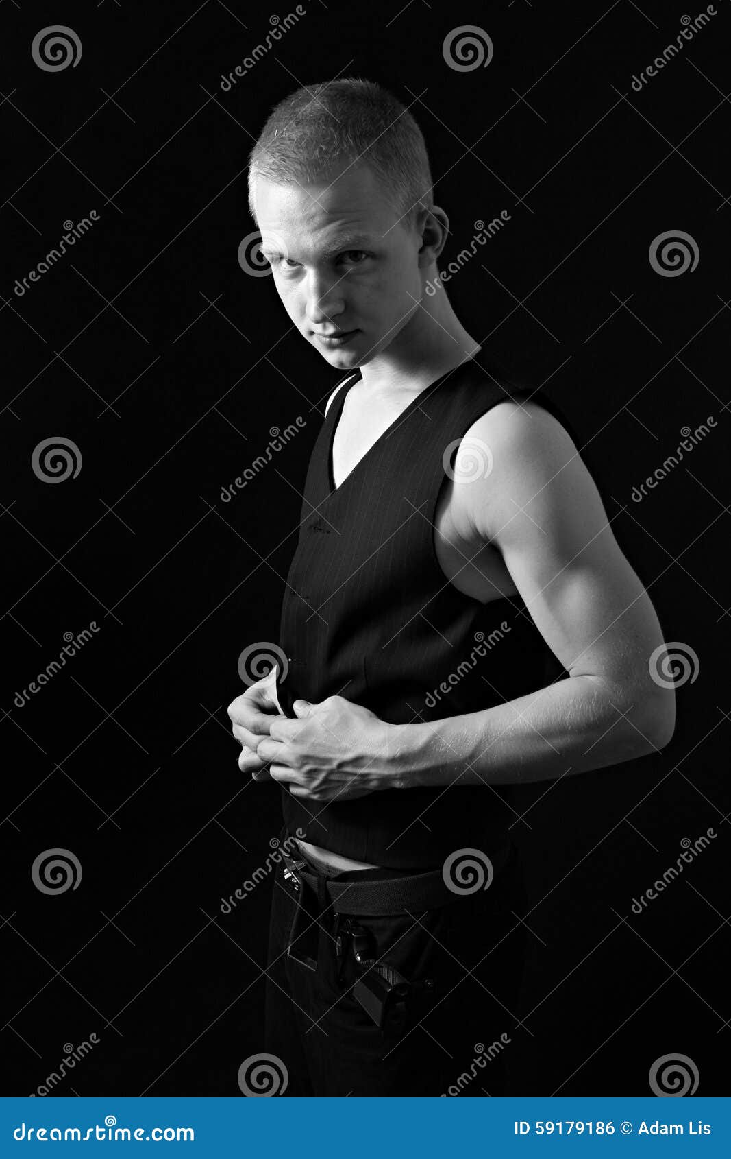Well-built boy stock photo. Image of face, umbrella, body - 59179186