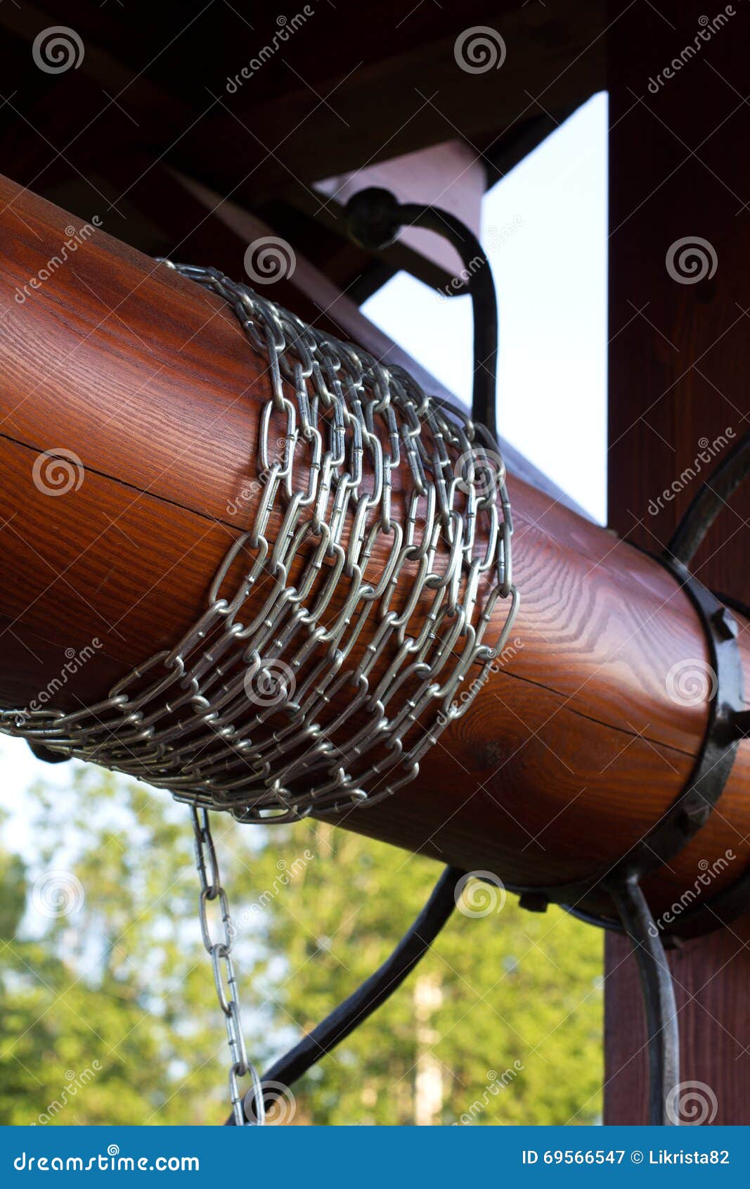 Well chain. stock image. Image of manual, iron, connection - 69566547