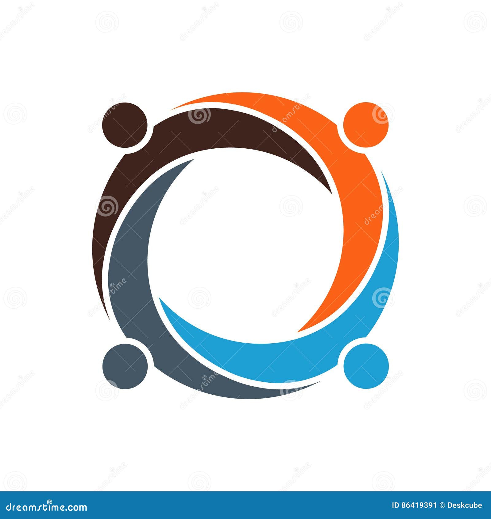 Well Connected Social Network Illustration Stock Vector - Illustration ...