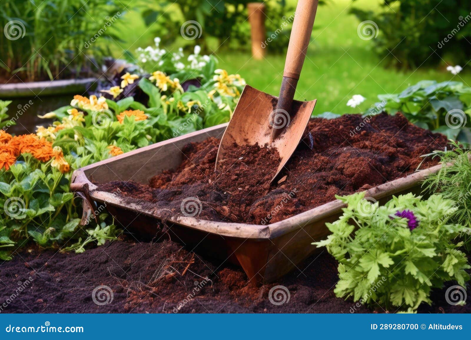 Well-decomposed Compost Ready for Use Stock Photo - Image of ...