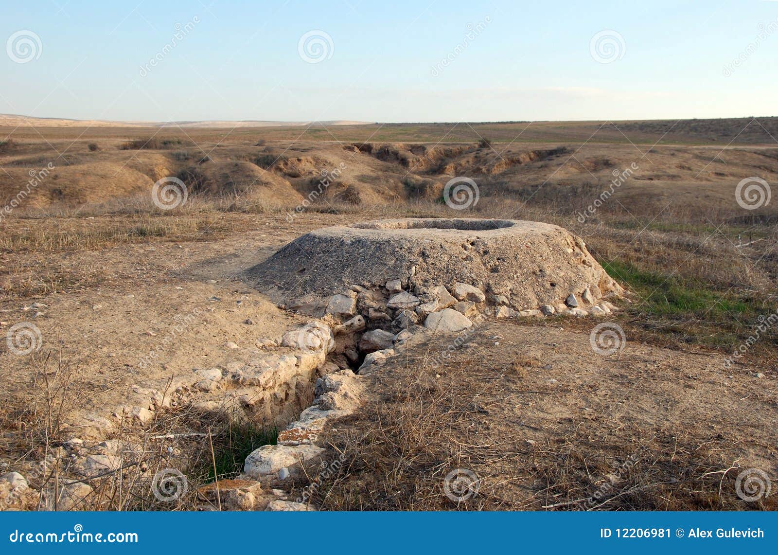 A well in desert stock image. Image of nature, travel - 12206981