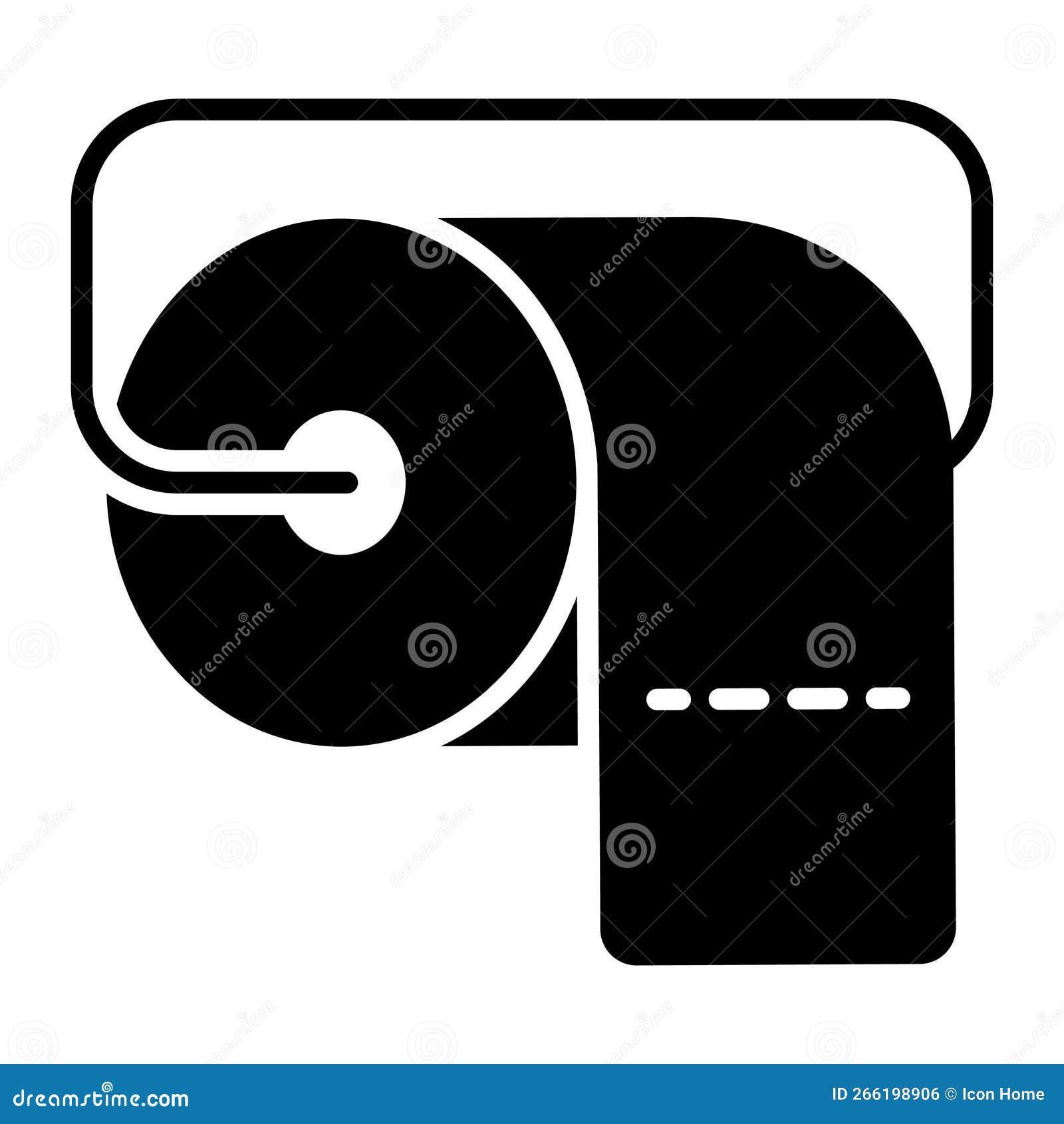 Well Design Icon of Tissue Roll Stand, Editable Vector Stock Vector ...