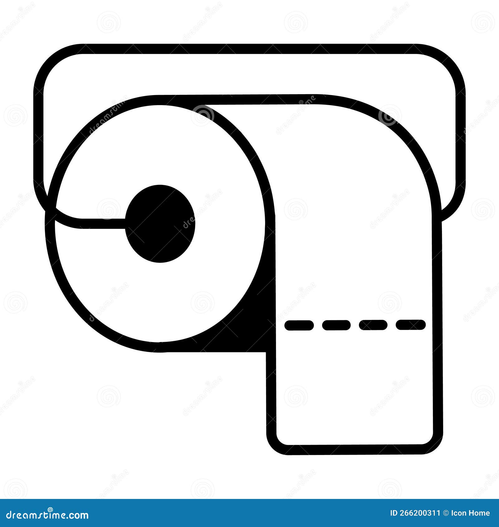 Well Design Icon of Tissue Roll Stand, Editable Vector Stock Vector ...
